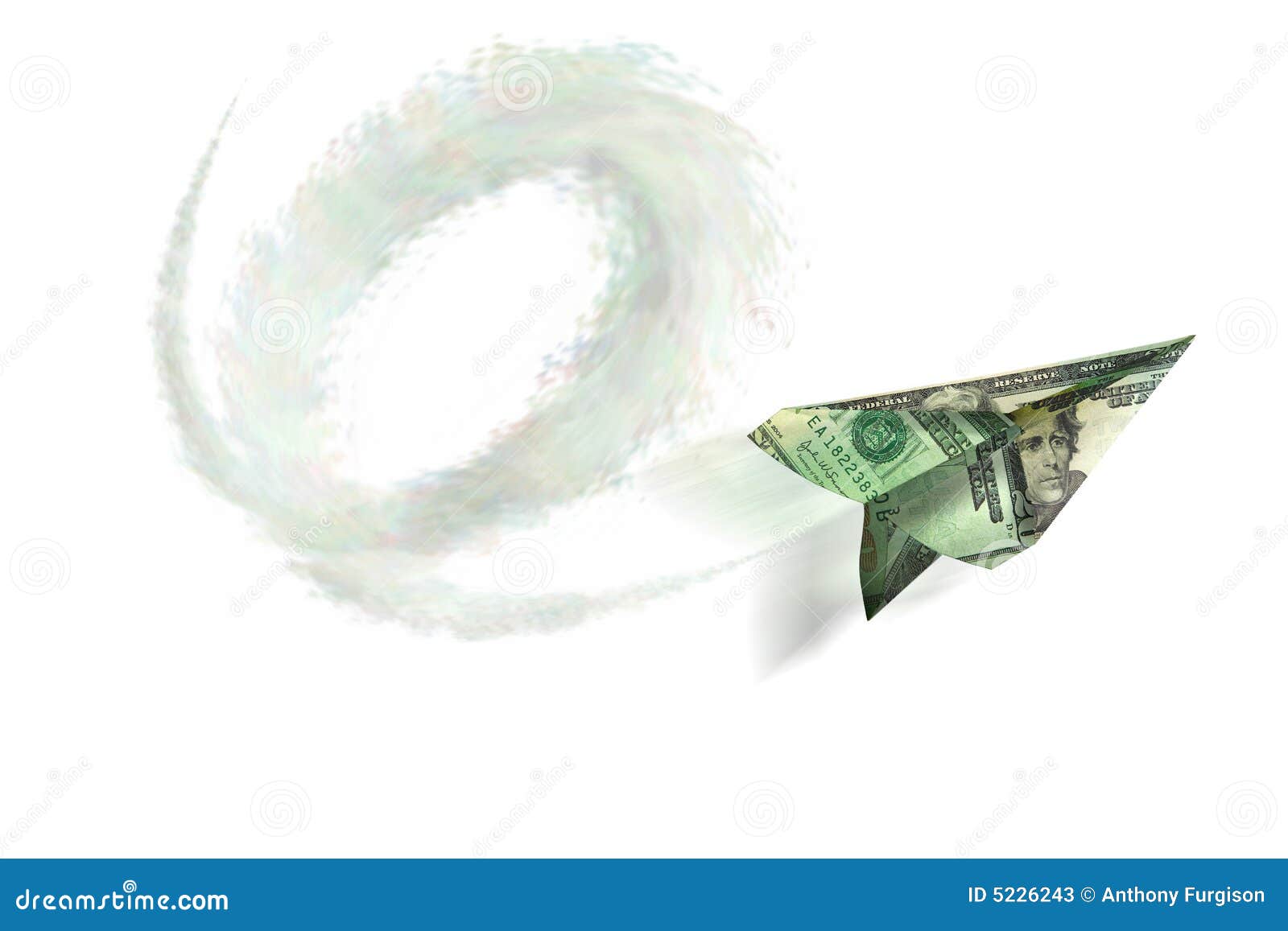 Paper Money plane 3 stock image. Image of cents, financial - 5226243