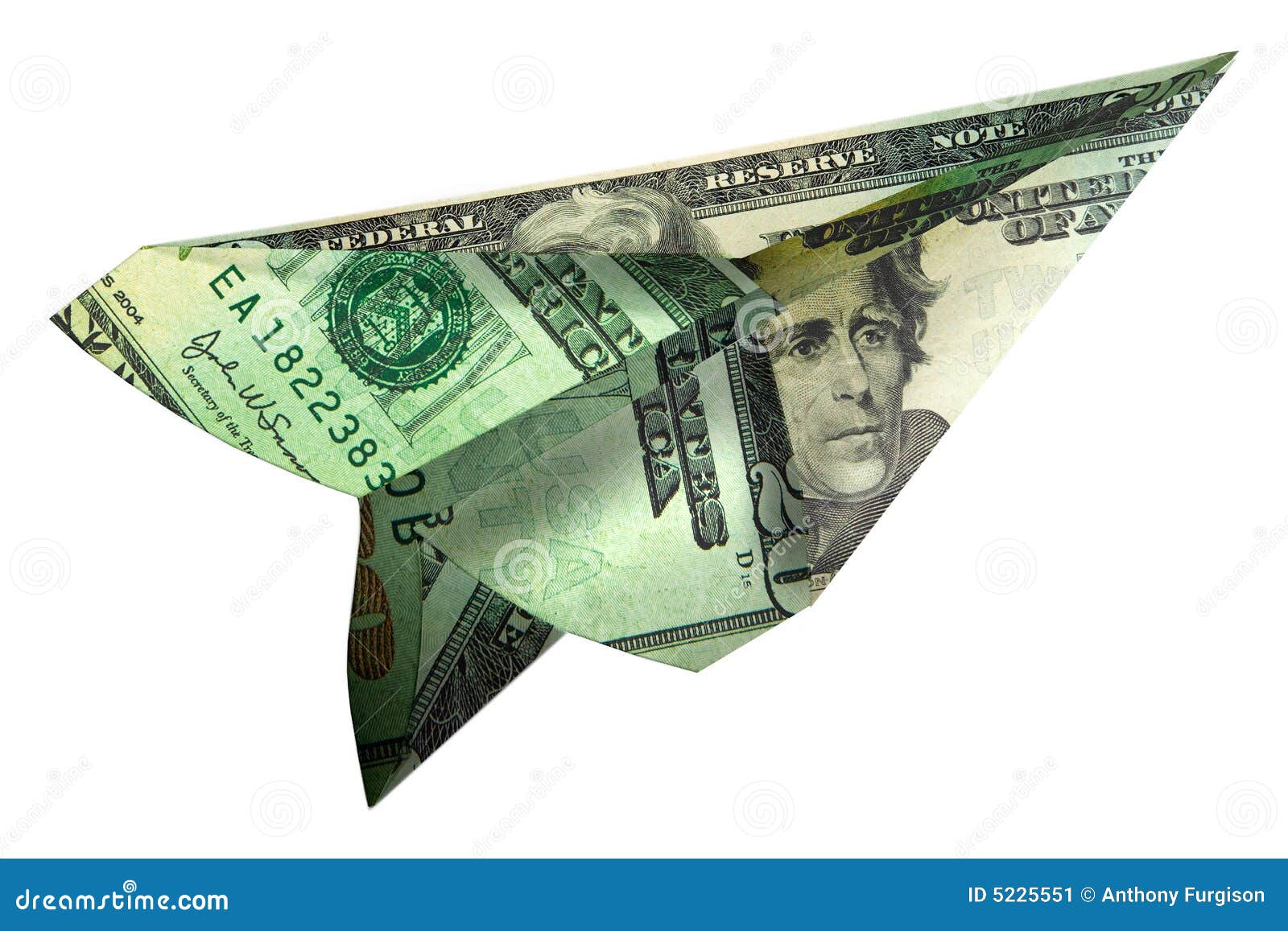 Paper Money plane stock image. Image of finance, income - 5225551