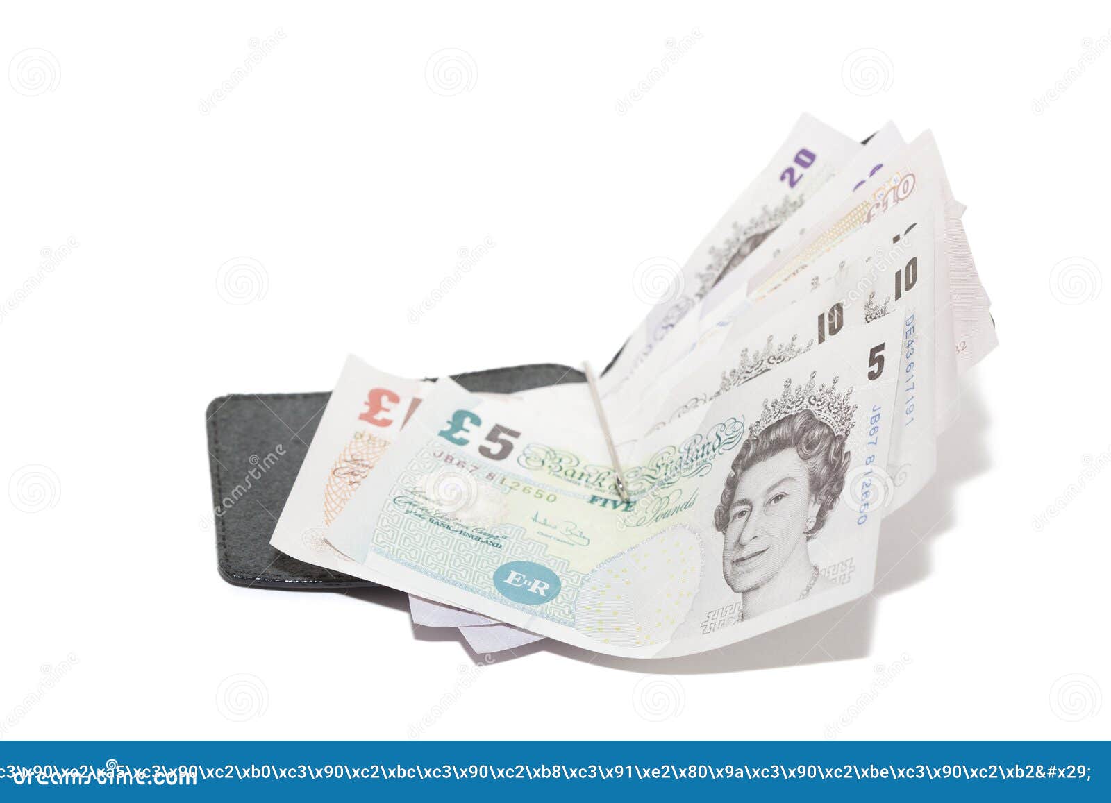 Paper money - Pound editorial image. Image of five, isolated - 14802560