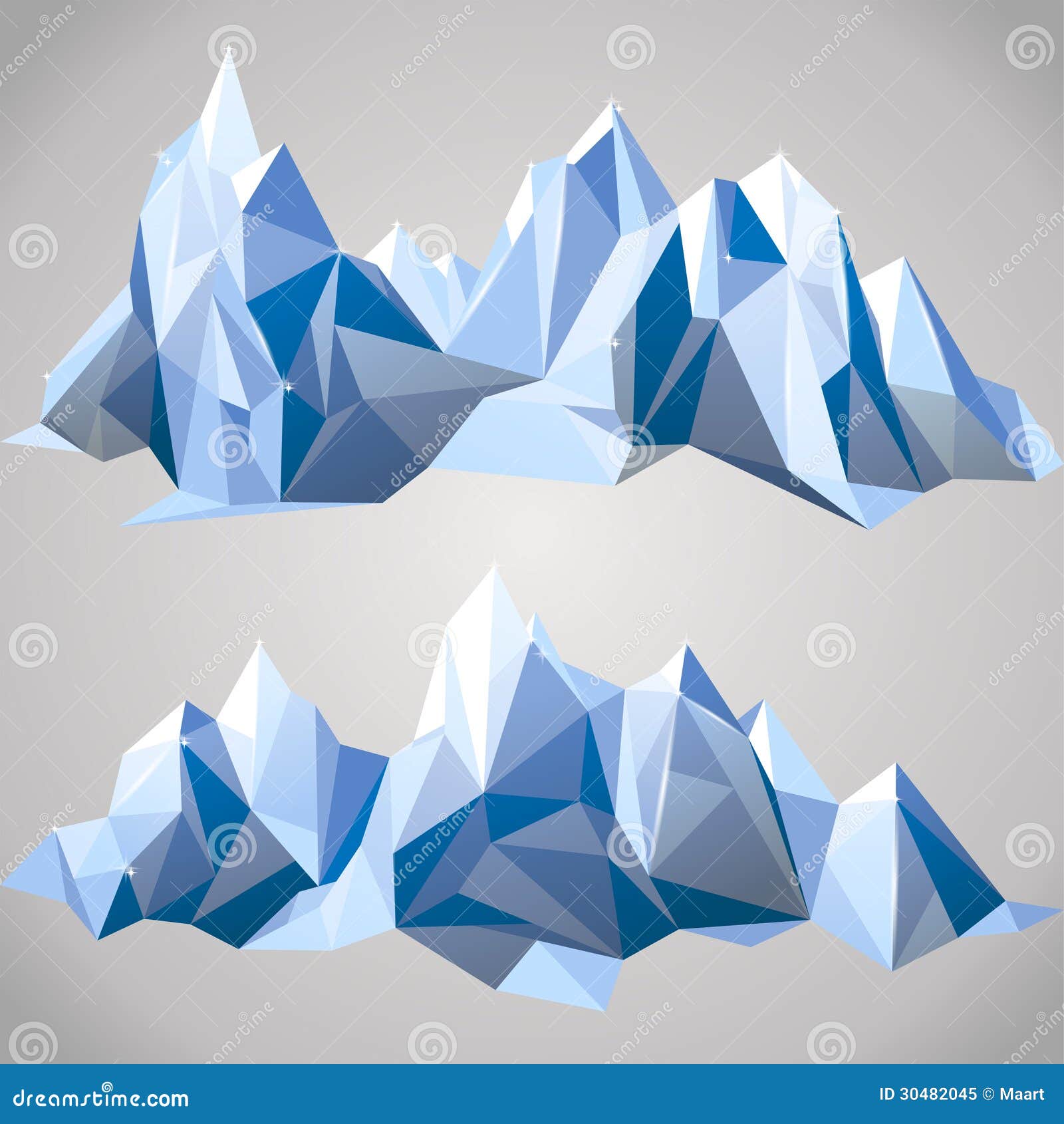 Paper mountains stock vector. Illustration of japan, range - 30482045