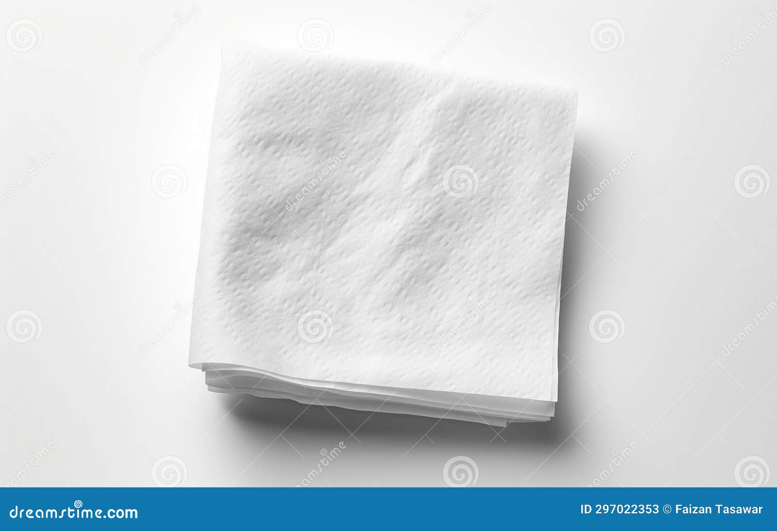 A Paper Napkin on a Background, Transparent -Generative Ai Stock ...