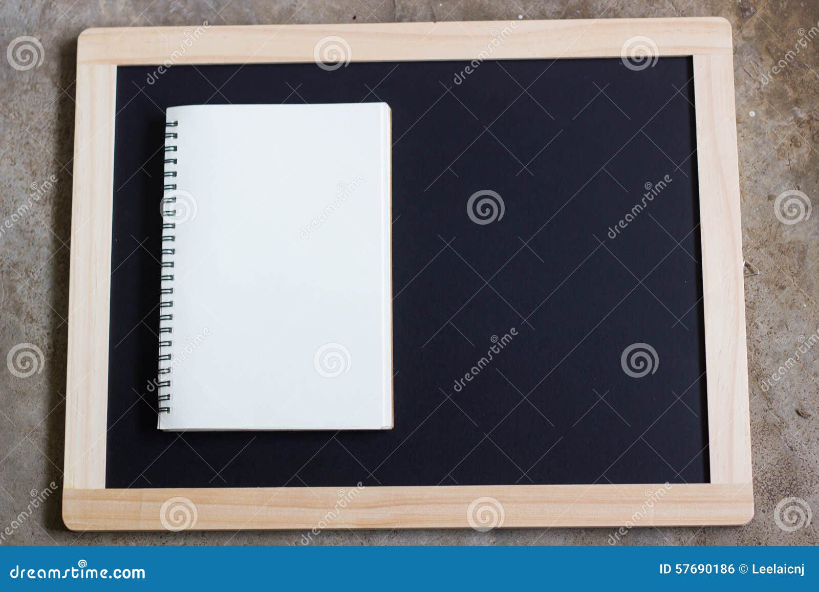 Paper note on blackboard stock photo. Image of white - 57690186