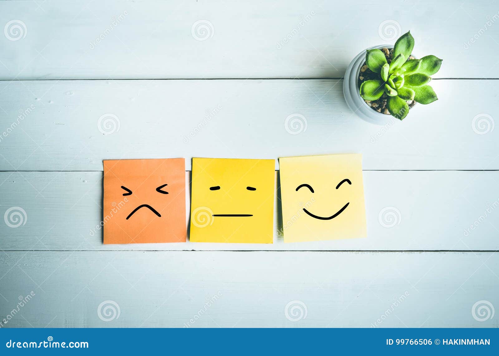 Paper Note with Emoticon Face Stock Photo - Image of creativity, office ...