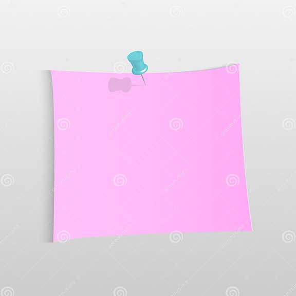 Paper Note Illustration stock vector. Illustration of business - 45008833