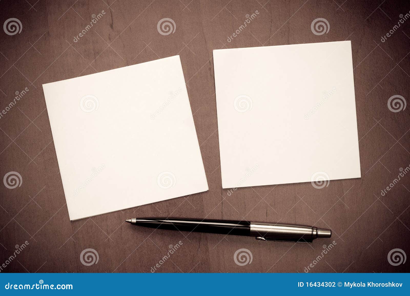 Paper note with pen stock photo. Image of reminder, write - 16434302