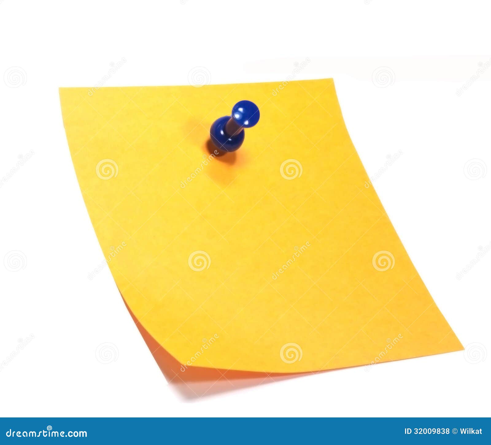 Paper note with pin stock photo. Image of closeup, business - 32009838