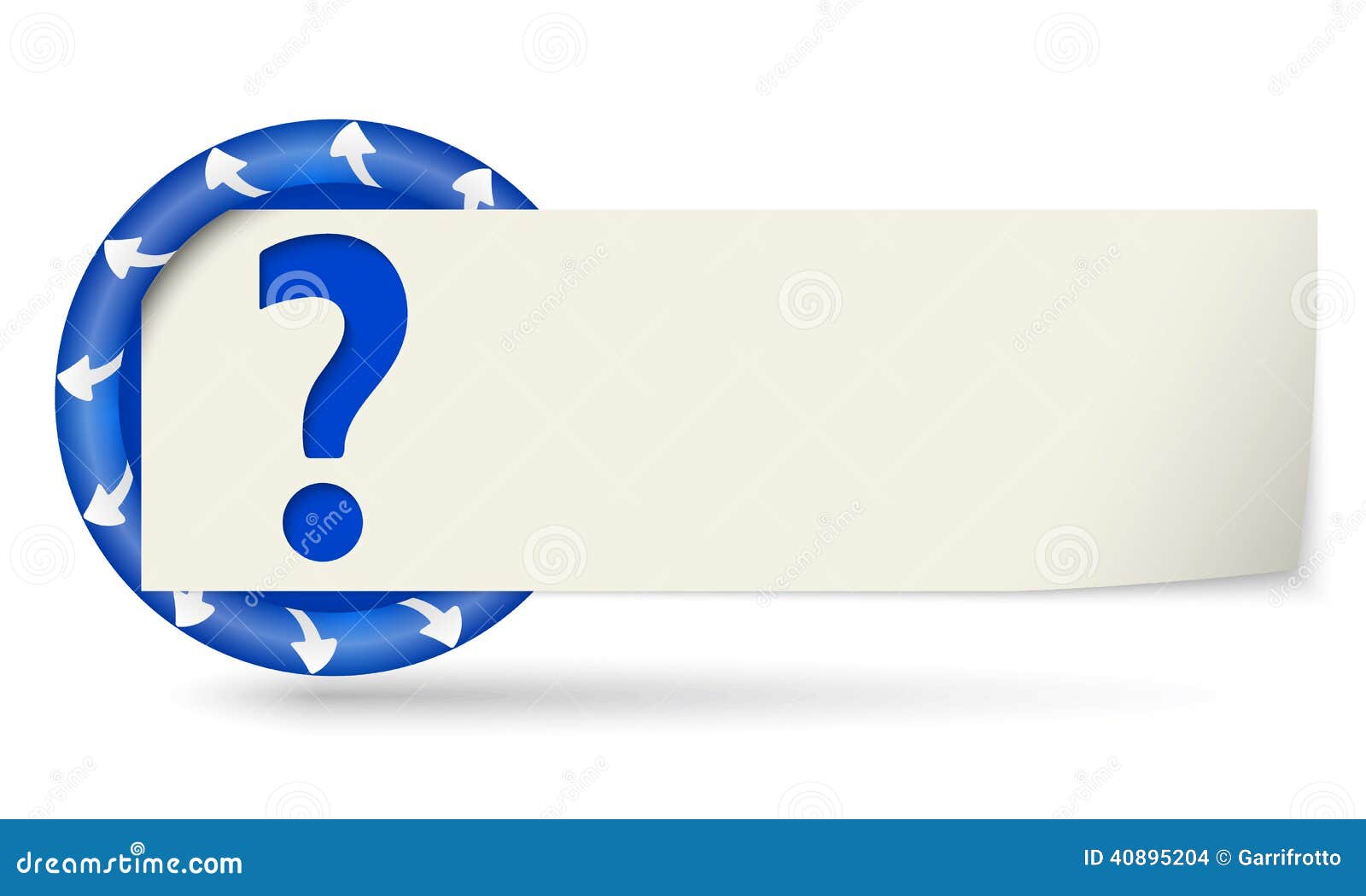 Paper on Note and Question Mark Stock Vector - Illustration of page ...