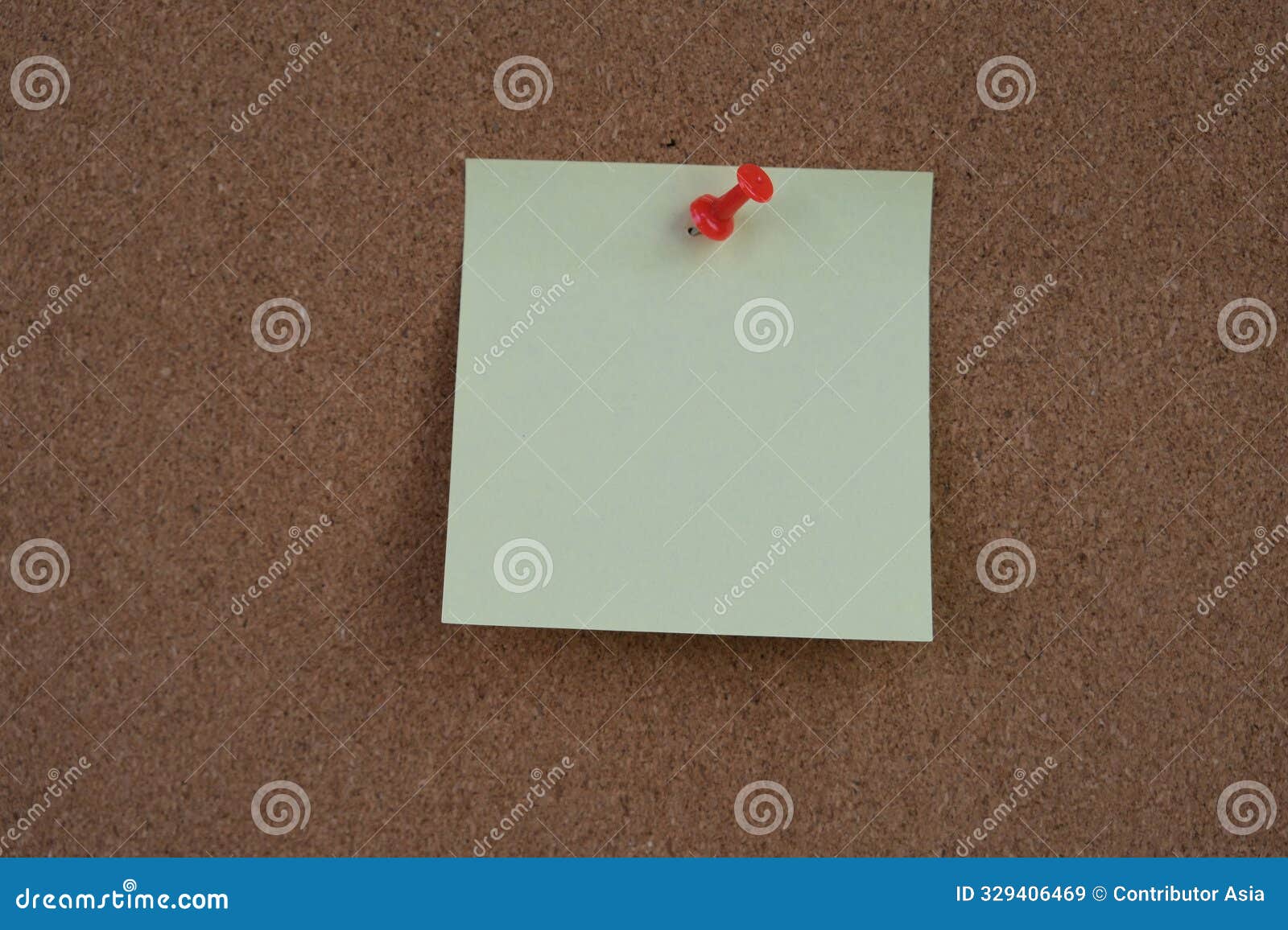 Paper Note Reminder Sticky Notes Pin Paper on Cork Bulletin Board ...