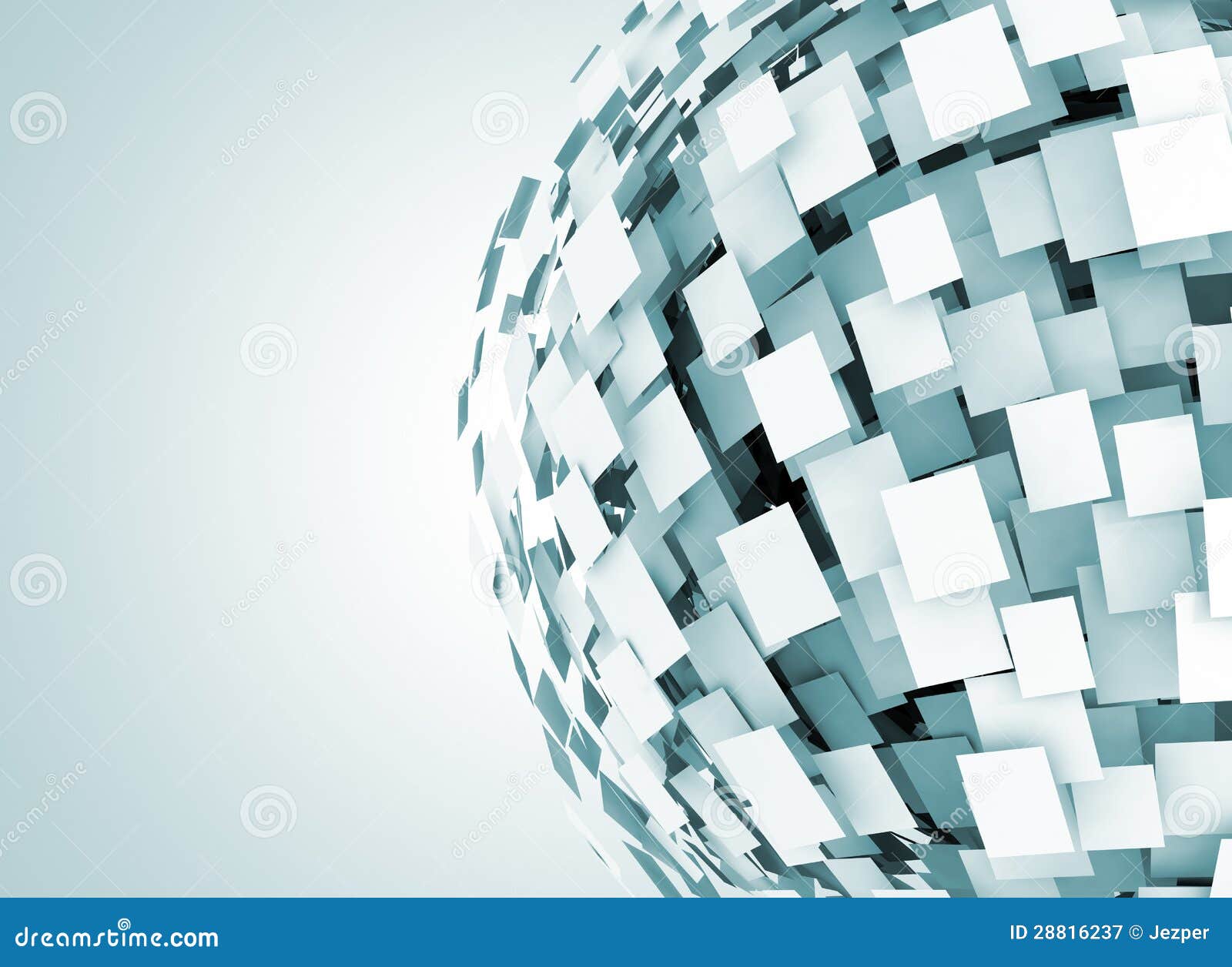 Paper note sphere stock illustration. Illustration of squares - 28816237