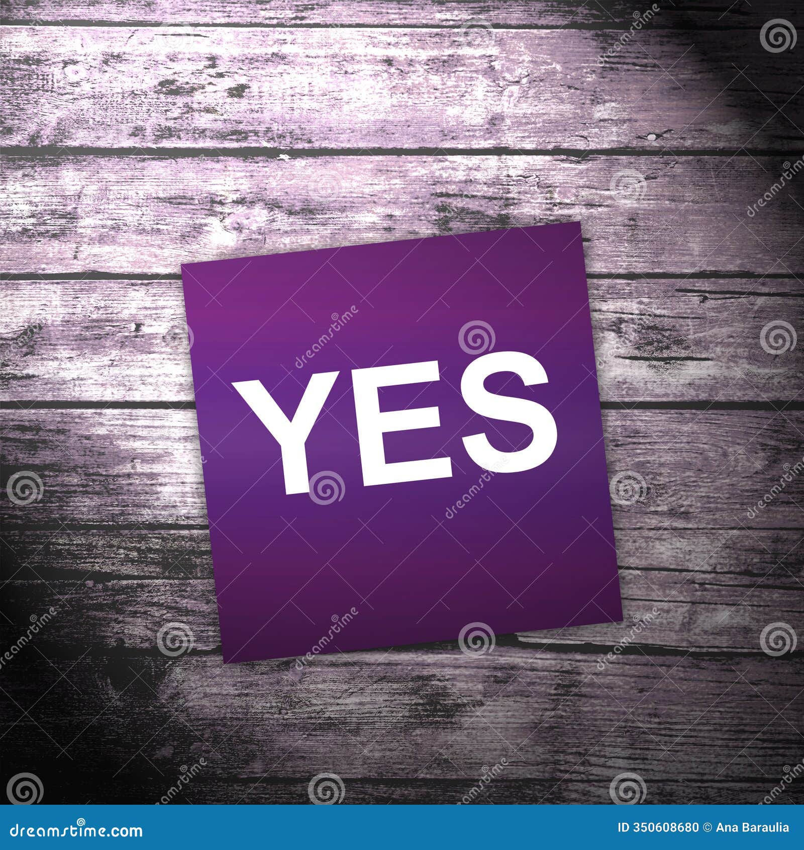 Paper Note with YES Written on Paper. Lifestyle Concept Stock Photo ...