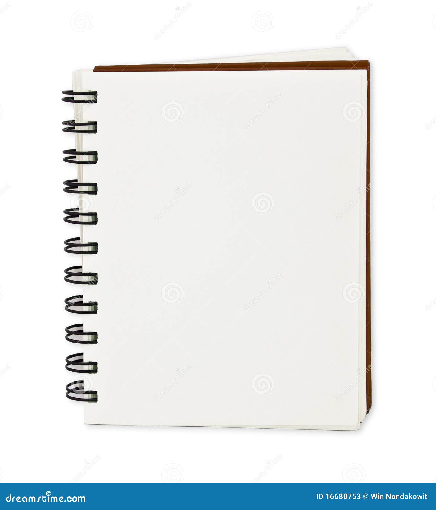 Paper notebook stock image. Image of message, ring, binder - 16680753
