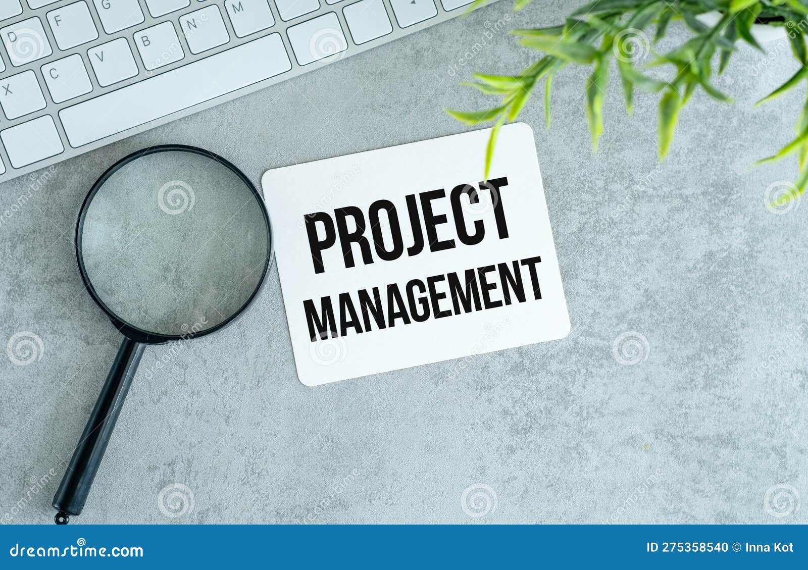 Paper Notebook with Toolls and Notes about Project Management. Stock ...