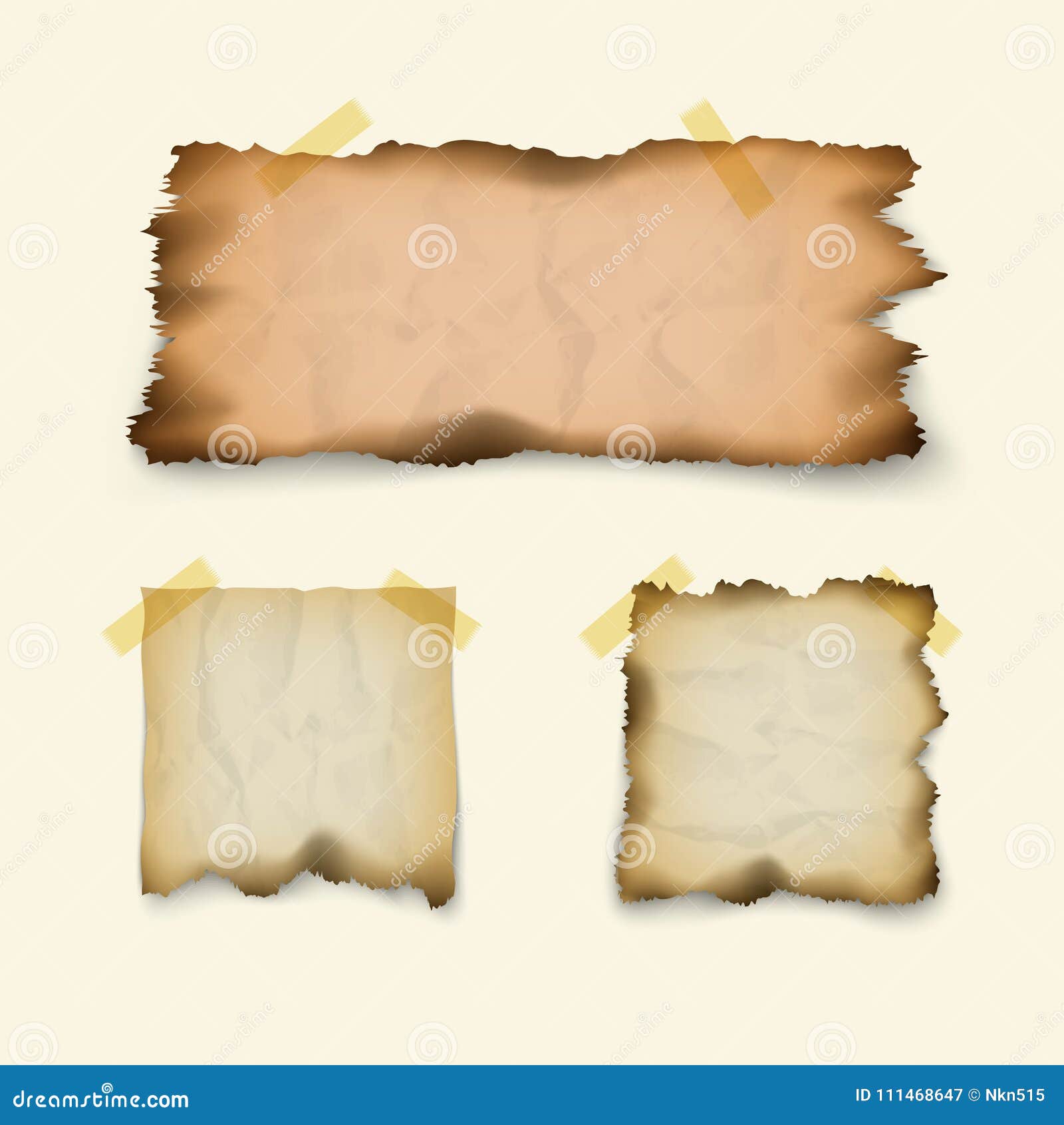 Crumpled Burnt Sheet Stock Photo | CartoonDealer.com #387756