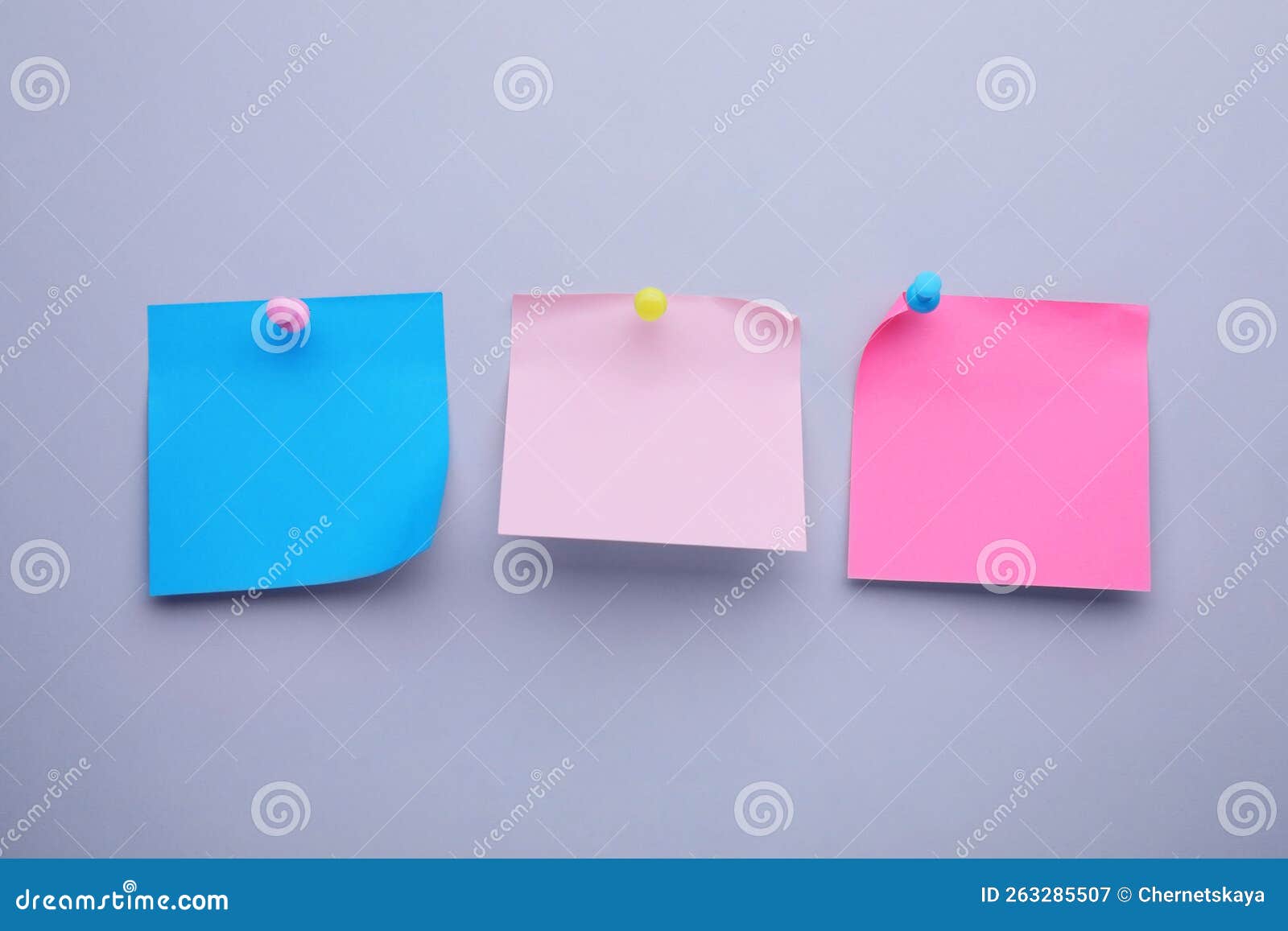Paper Notes on Light Purple Background, Flat Lay Stock Image - Image of ...