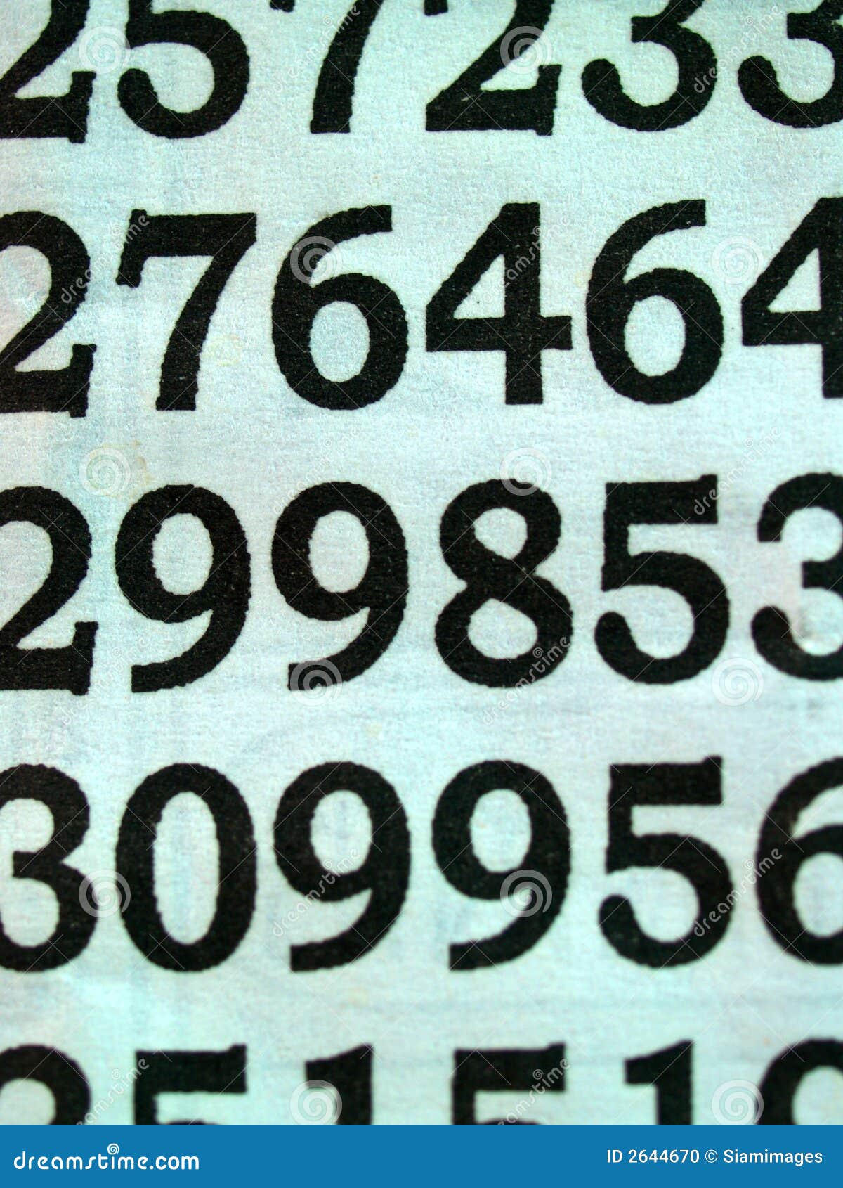 Paper Number Black On White Stock Photo | CartoonDealer.com #11611290