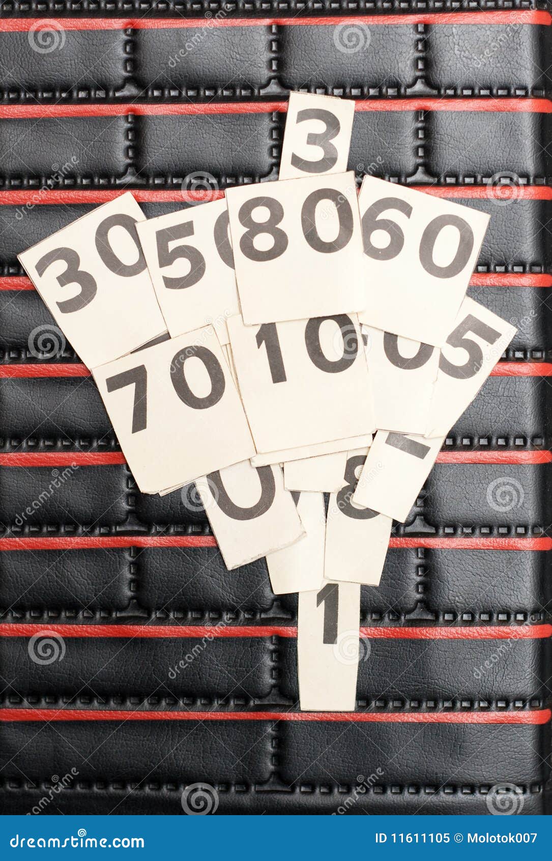 Paper Number Black On White Stock Photography | CartoonDealer.com #11611388