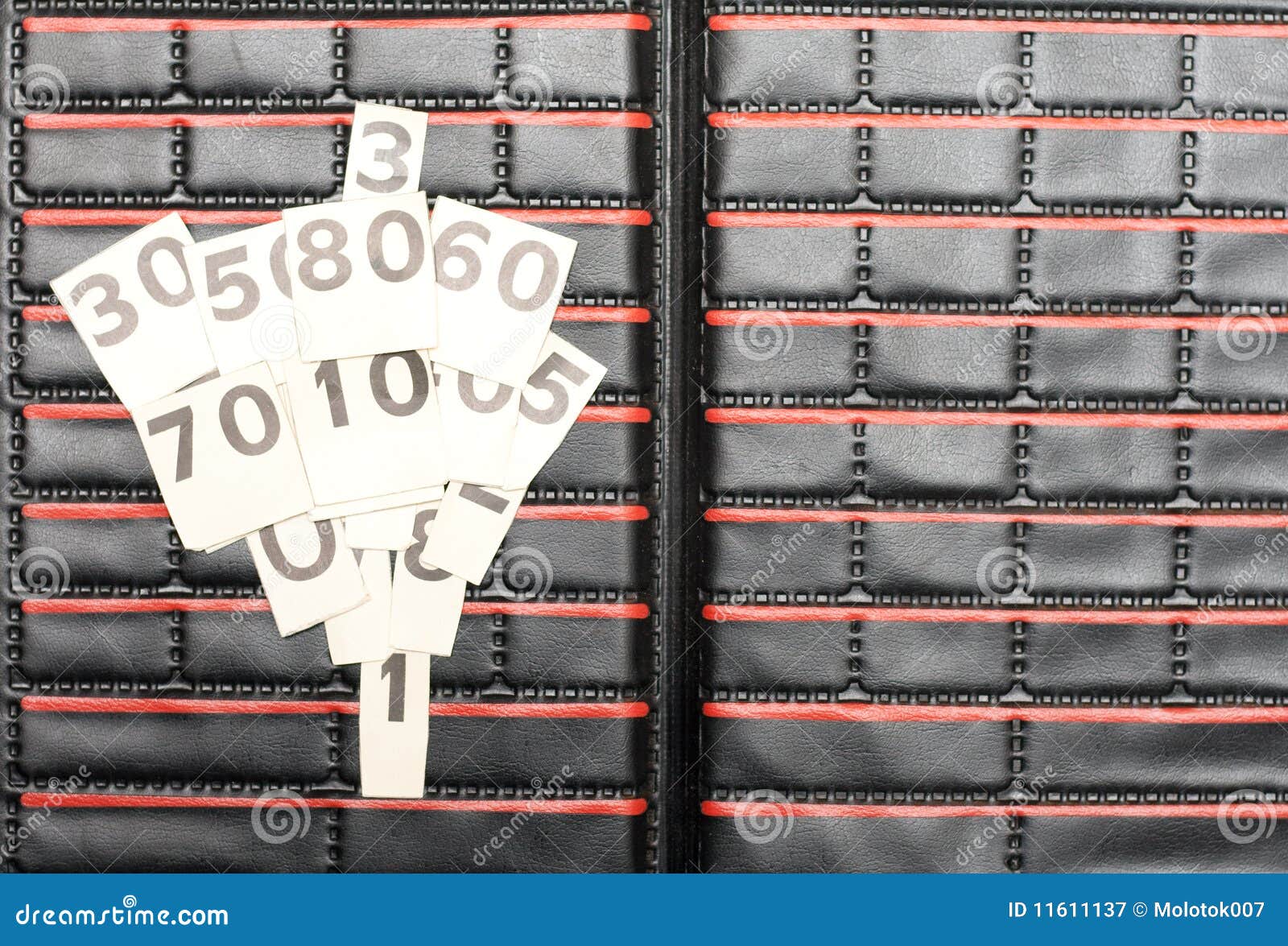 Paper Number Black On White Stock Photography | CartoonDealer.com #11611388