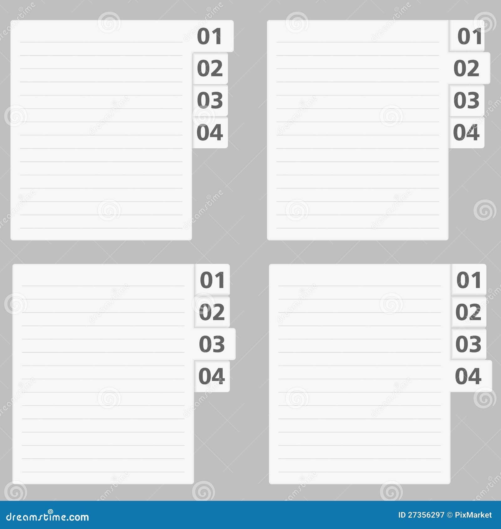 Paper with numbers stock vector. Illustration of memo - 27356297