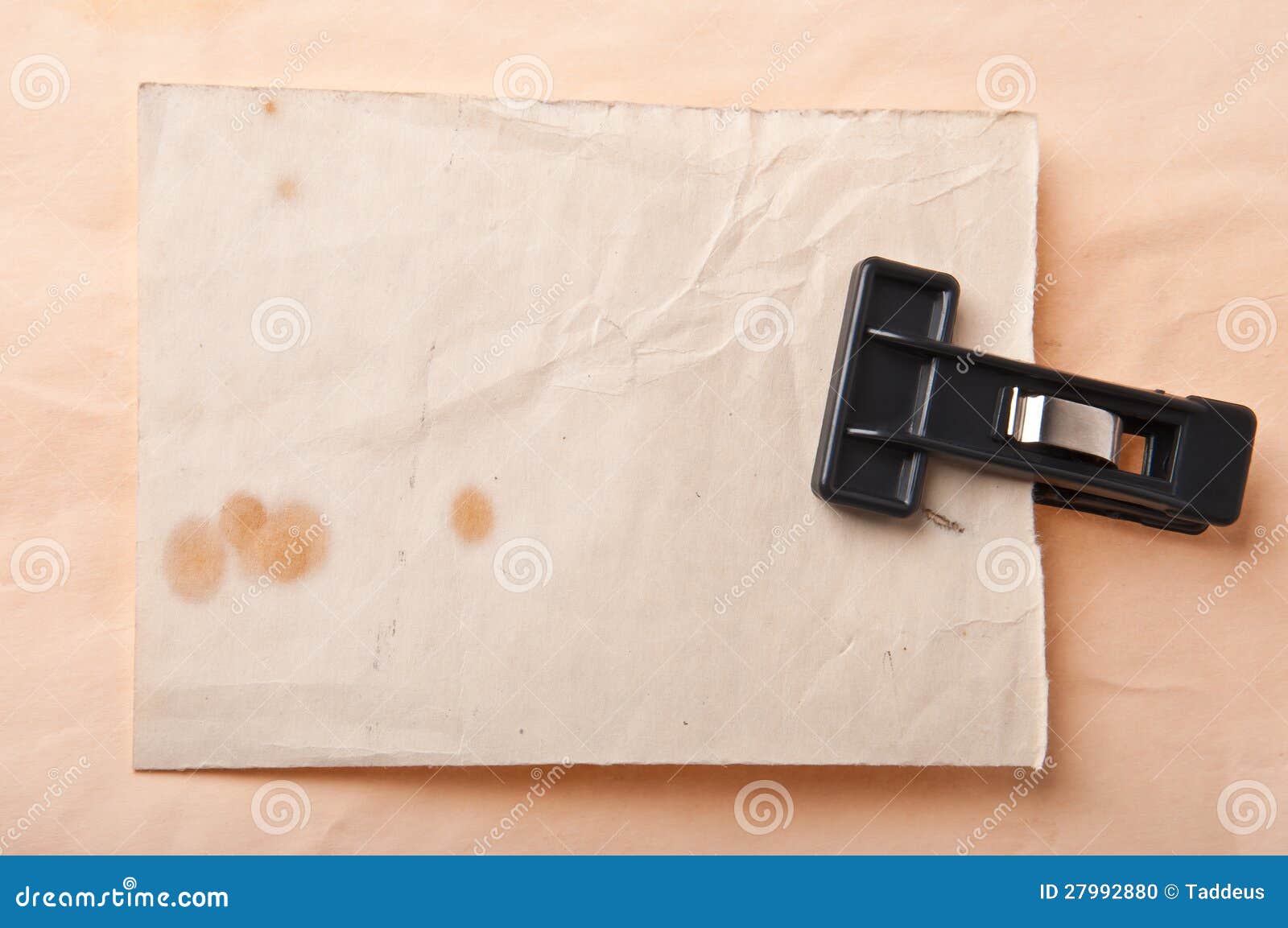 Paper and office clip stock photo. Image of binder, concept - 27992880