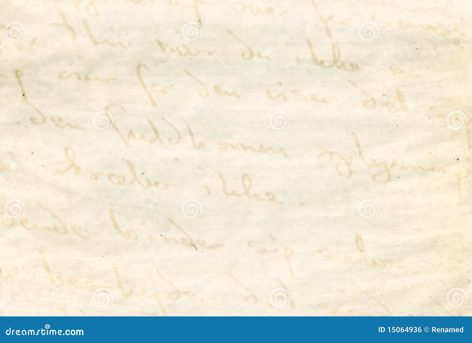 Paper with old ink writing stock illustration. Illustration of ...