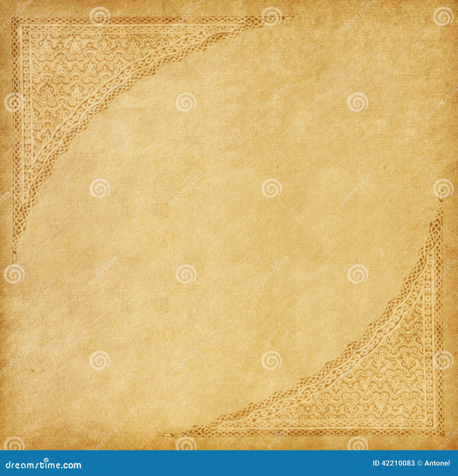 Paper with Oriental Ornament. Stock Image - Image of element, antique ...