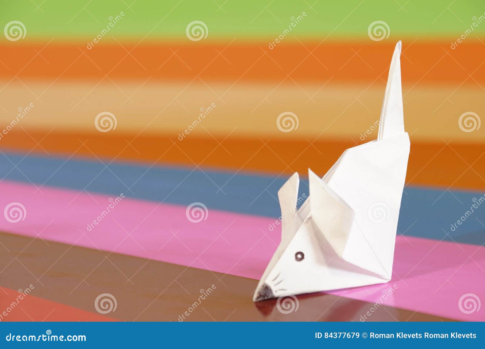 Paper origami mouse stock image. Image of origami, mammal - 84377679