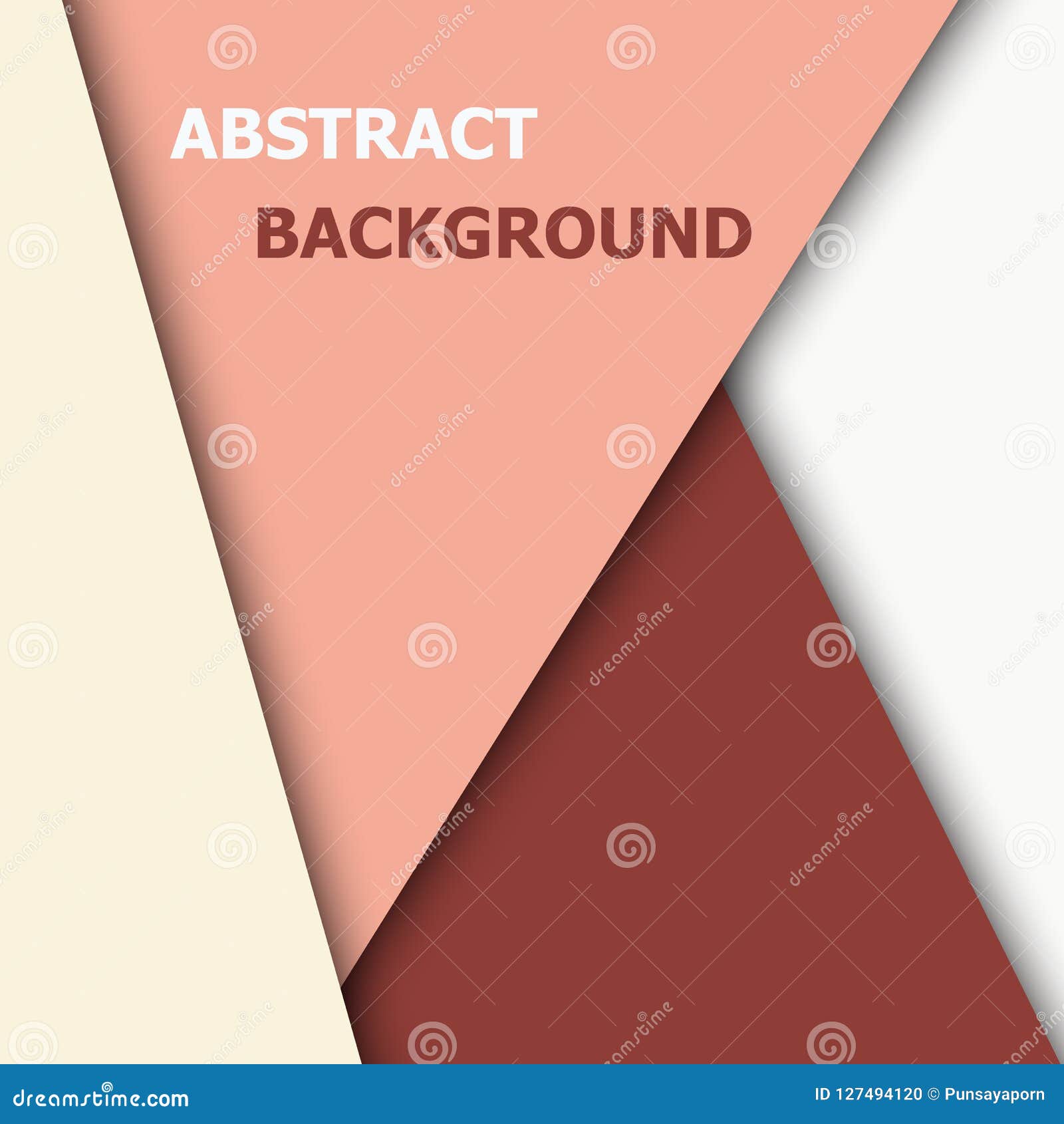 Paper Overlap Layer for Text and Background Design Stock Vector ...