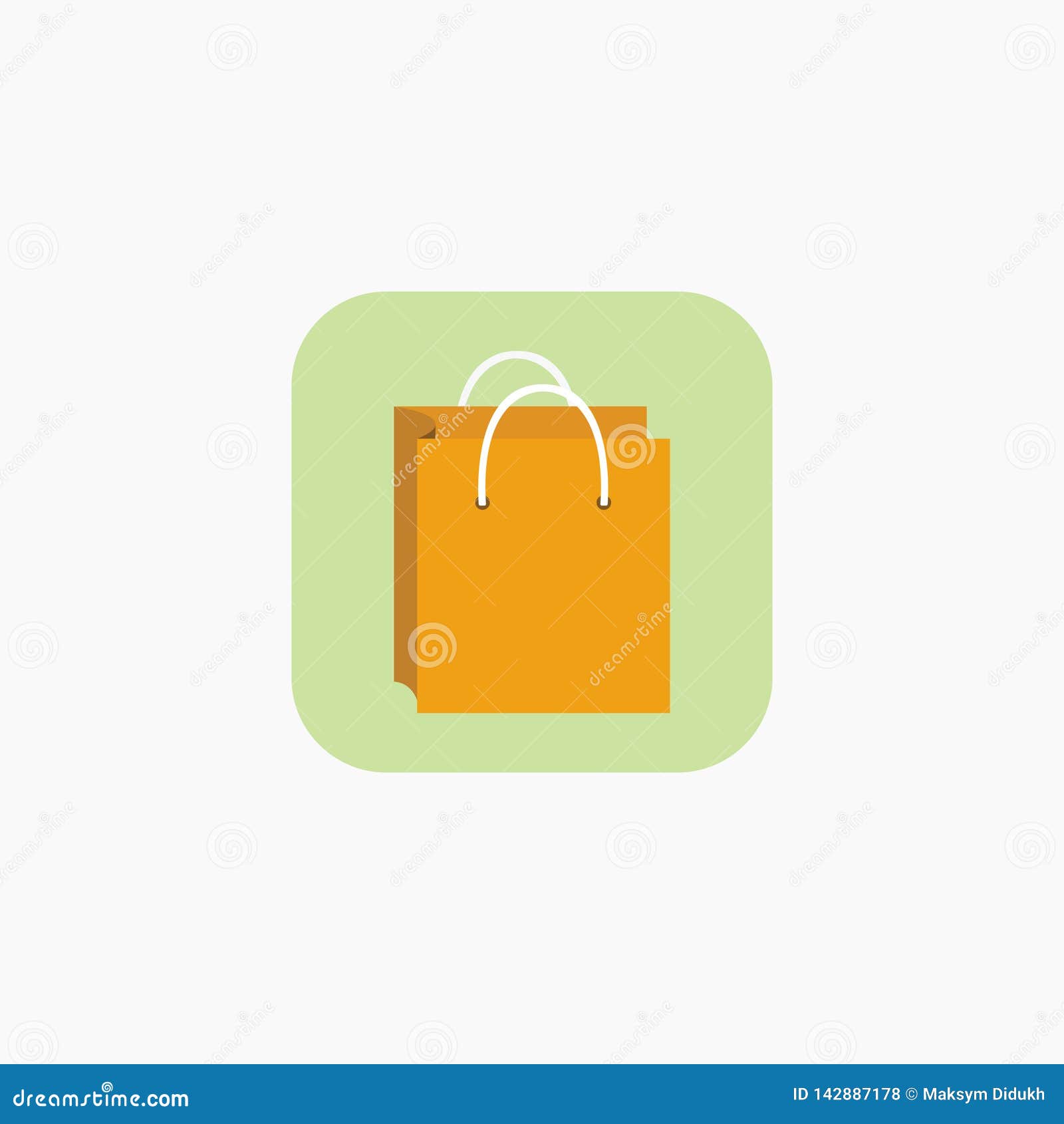 Paper Package. Ready for Your Design. Icon. Vector Illustration. EPS 10 ...
