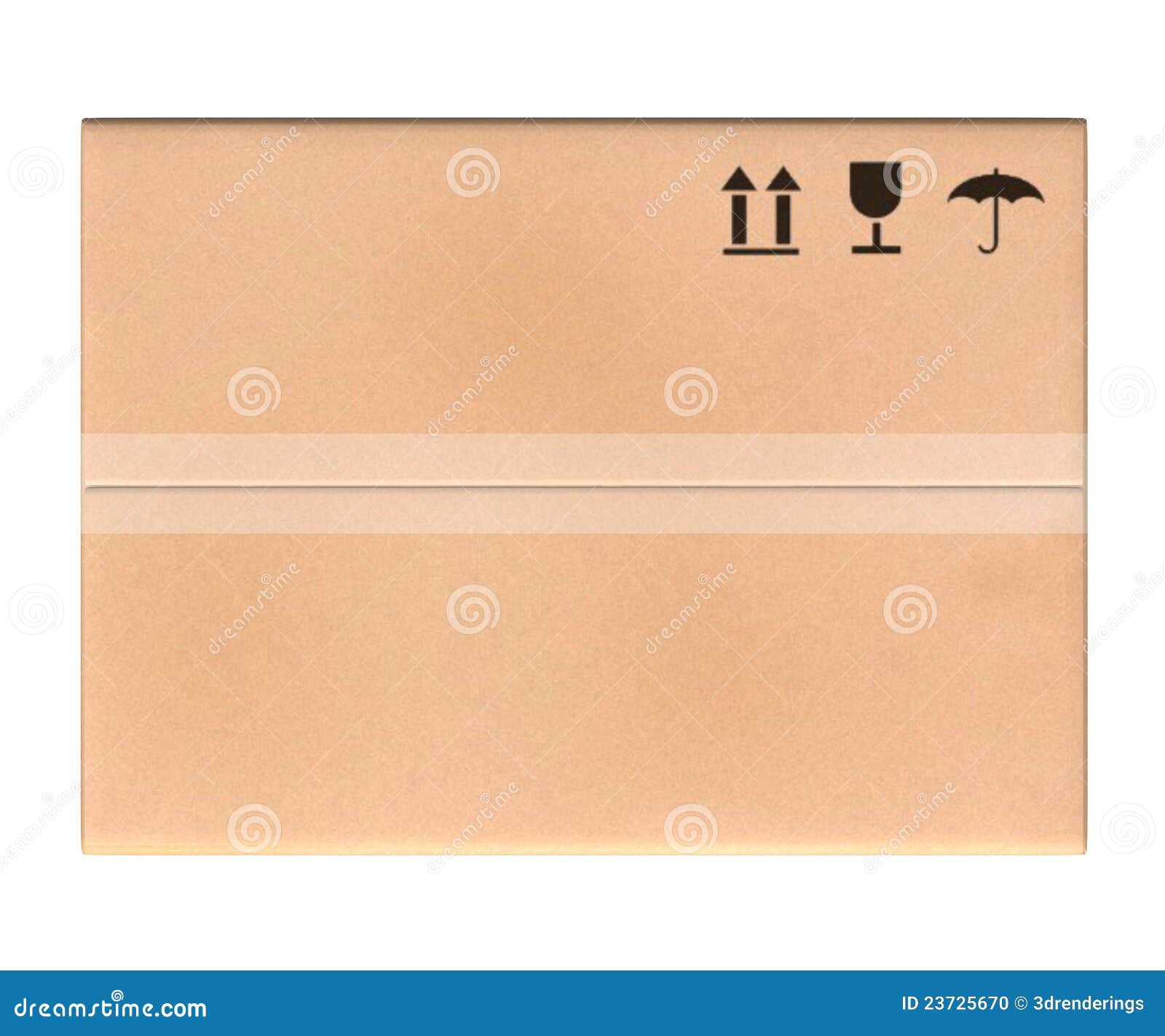 Paper package (with signs) stock illustration. Illustration of paper ...