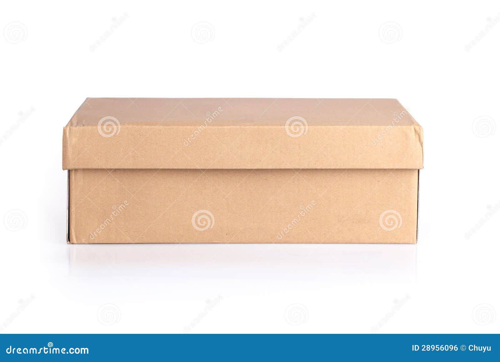 Paper Packaging With A White Thin Layer. Parcel Safety Royalty-Free ...