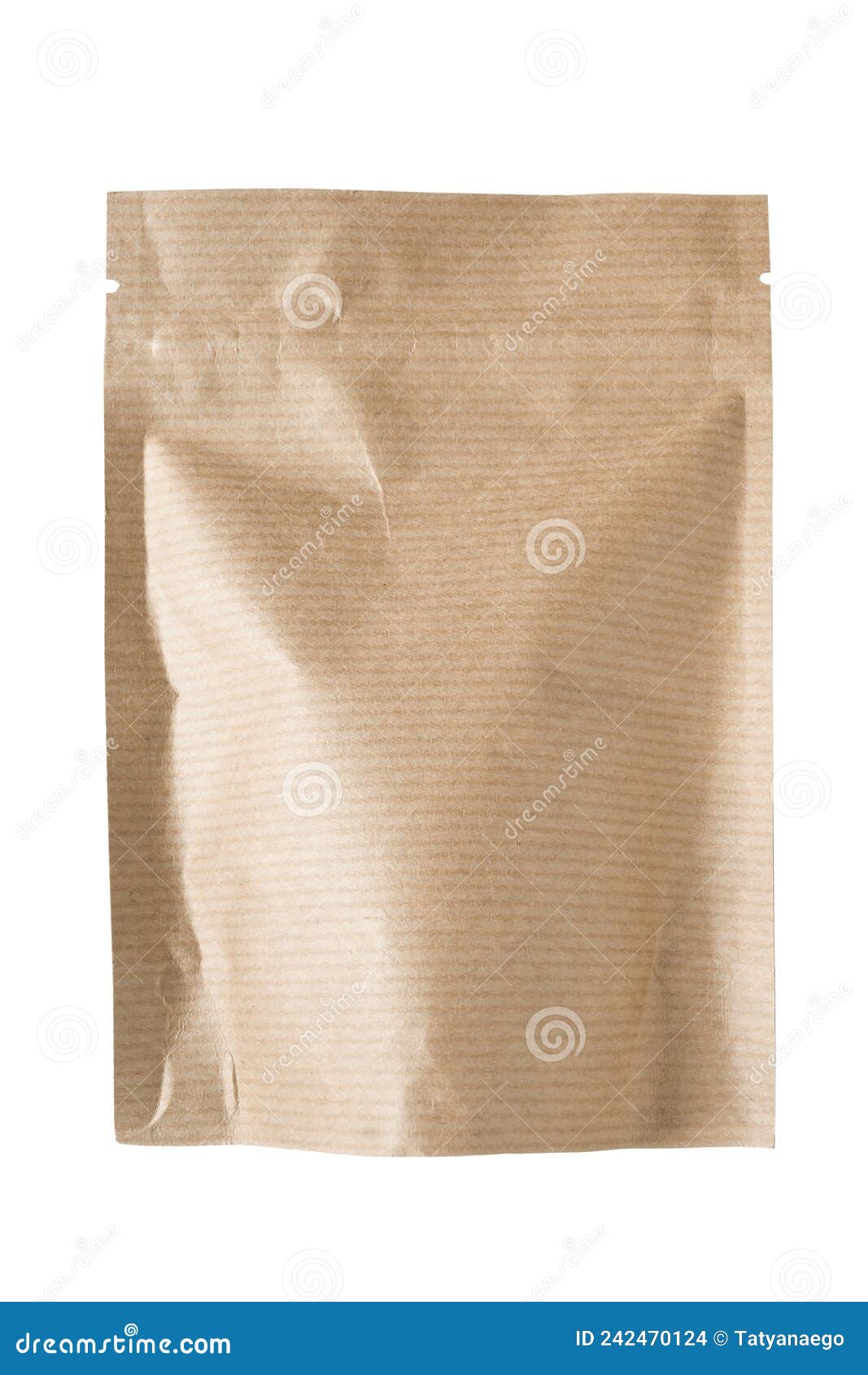 Paper packet isolated stock photo. Image of pack, design - 242470124