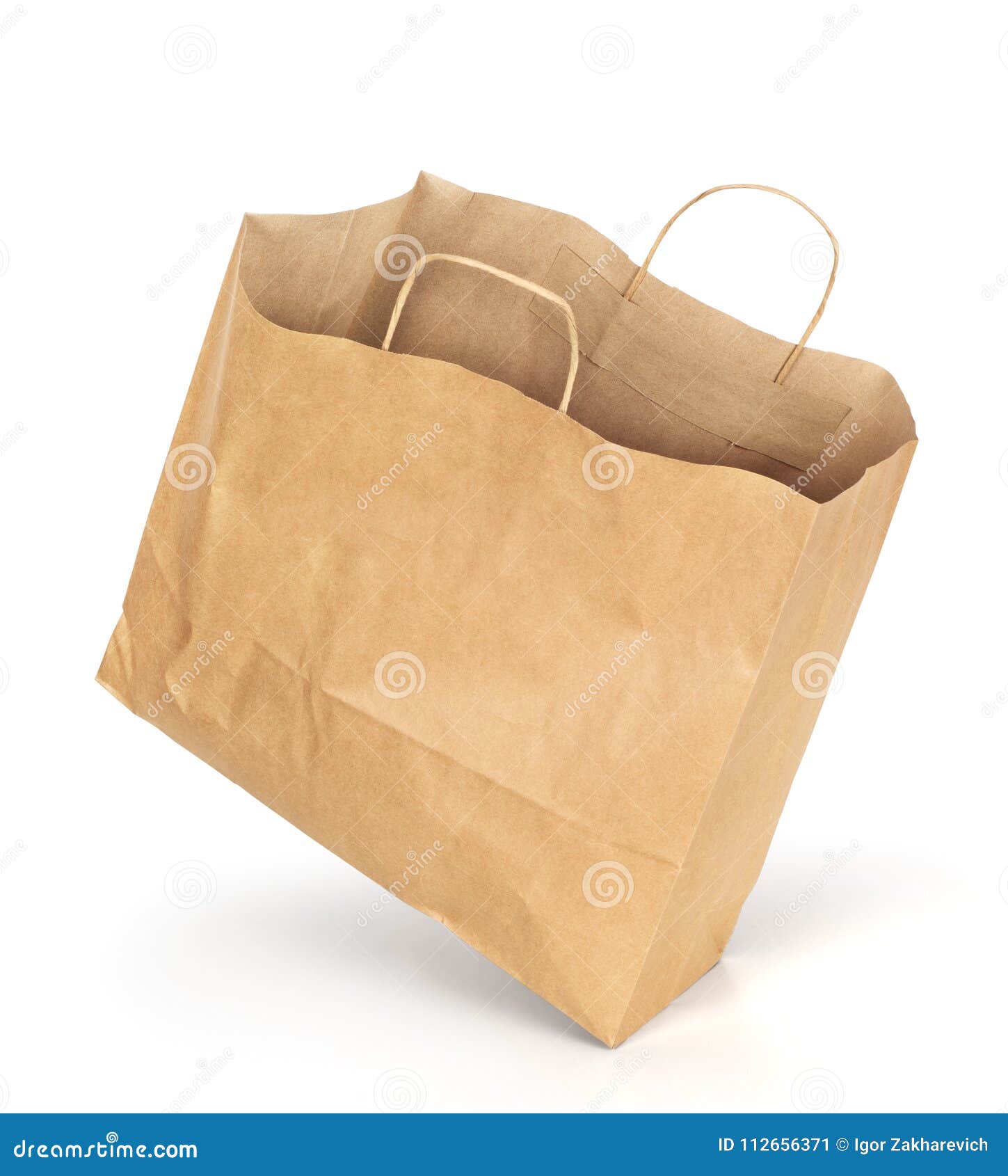 Paper Packet Isolated on a White Stock Image - Image of package ...