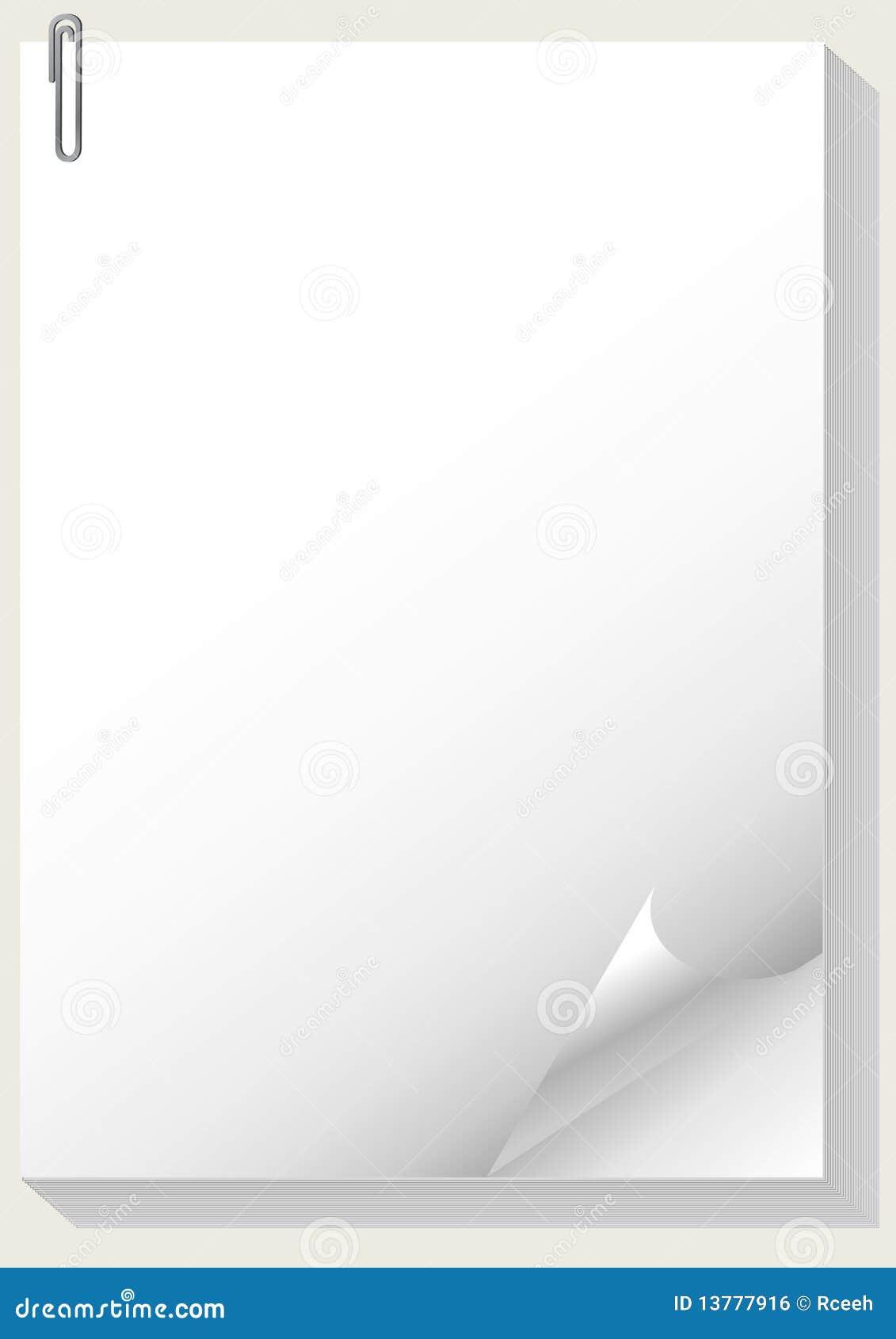 Paper pad stock vector. Illustration of lined, book, line - 13777916