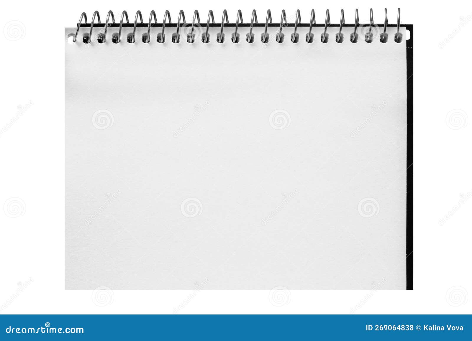 A Paper Page Notebook Isolated on the Cut Background Stock Photo ...