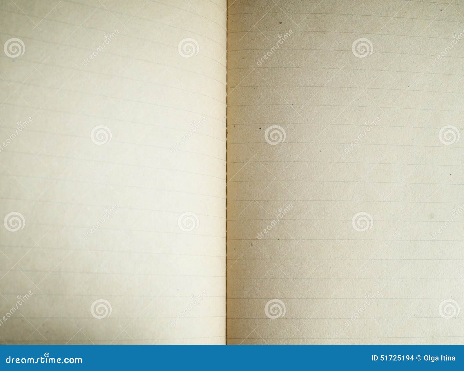 Paper Page Notebook. Textured Isolated on the White Backgrounds Stock ...