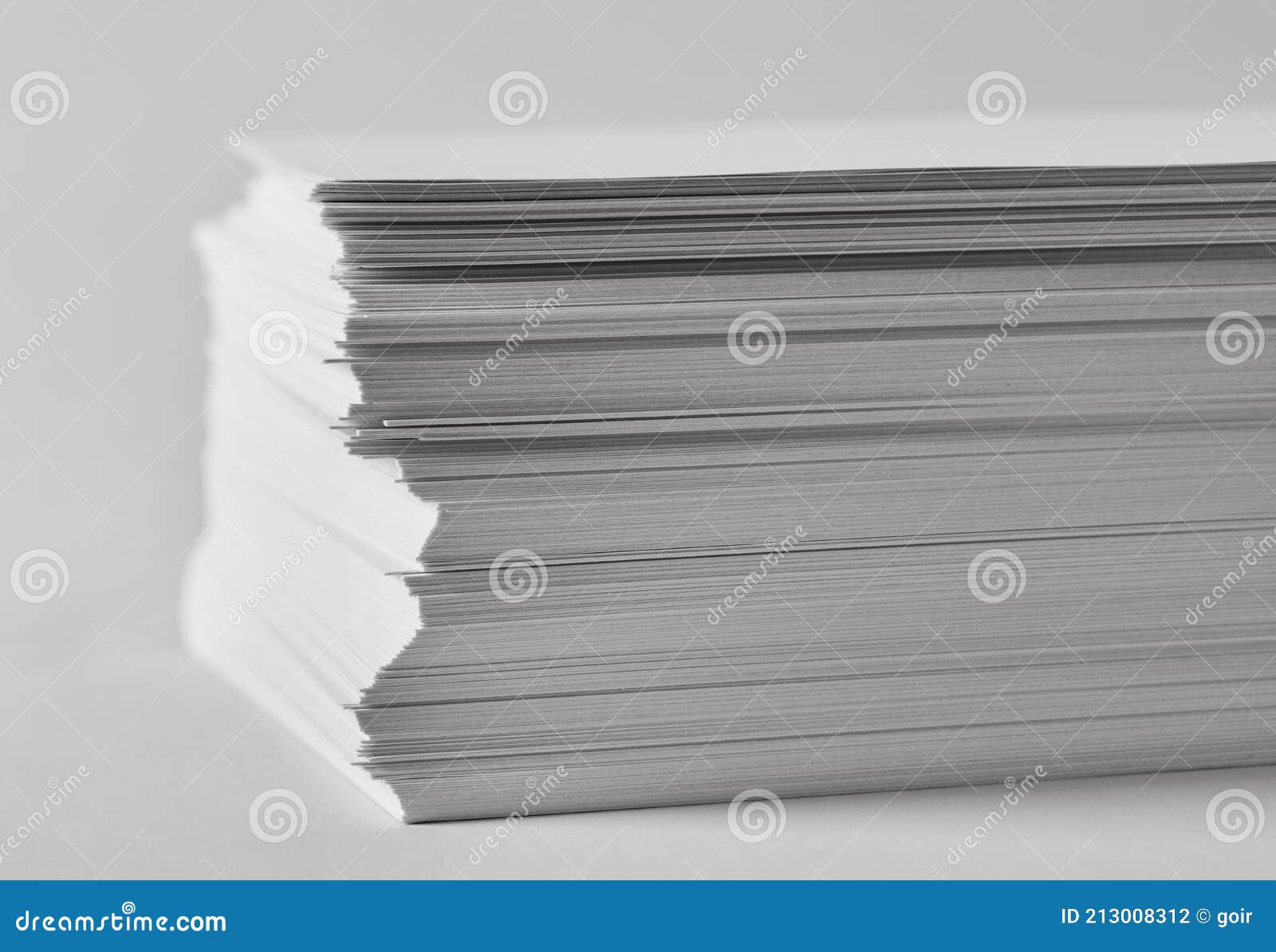 Paper pages close-up stock photo. Image of edge, abstract - 213008312