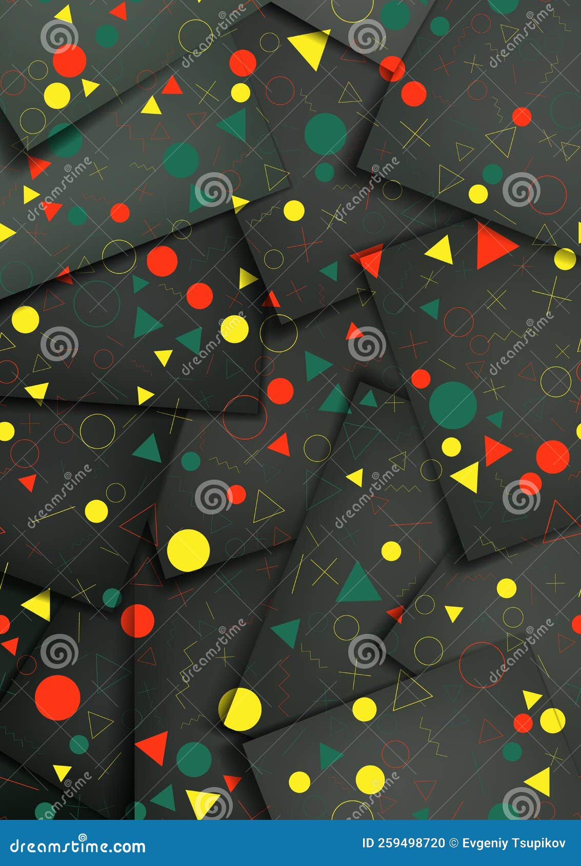 Paper pages on the table. stock vector. Illustration of sheet - 259498720