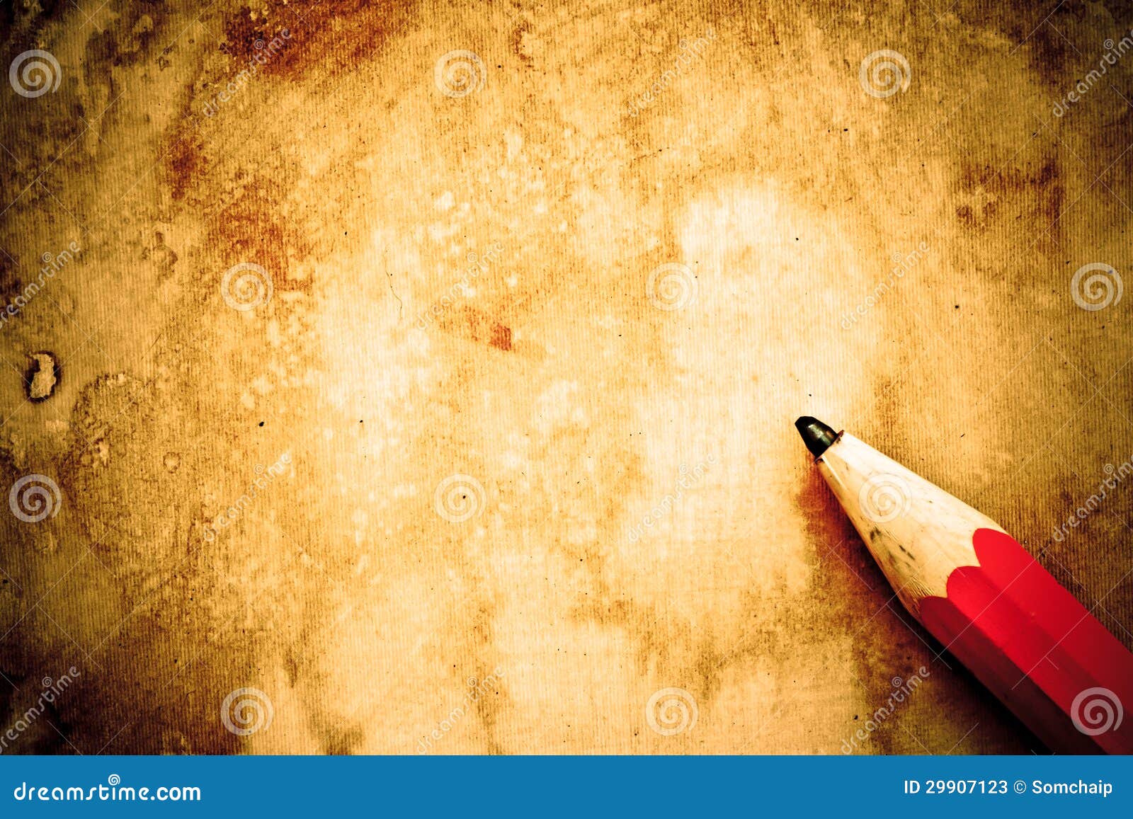 Paper with pencil stock illustration. Illustration of document - 29907123