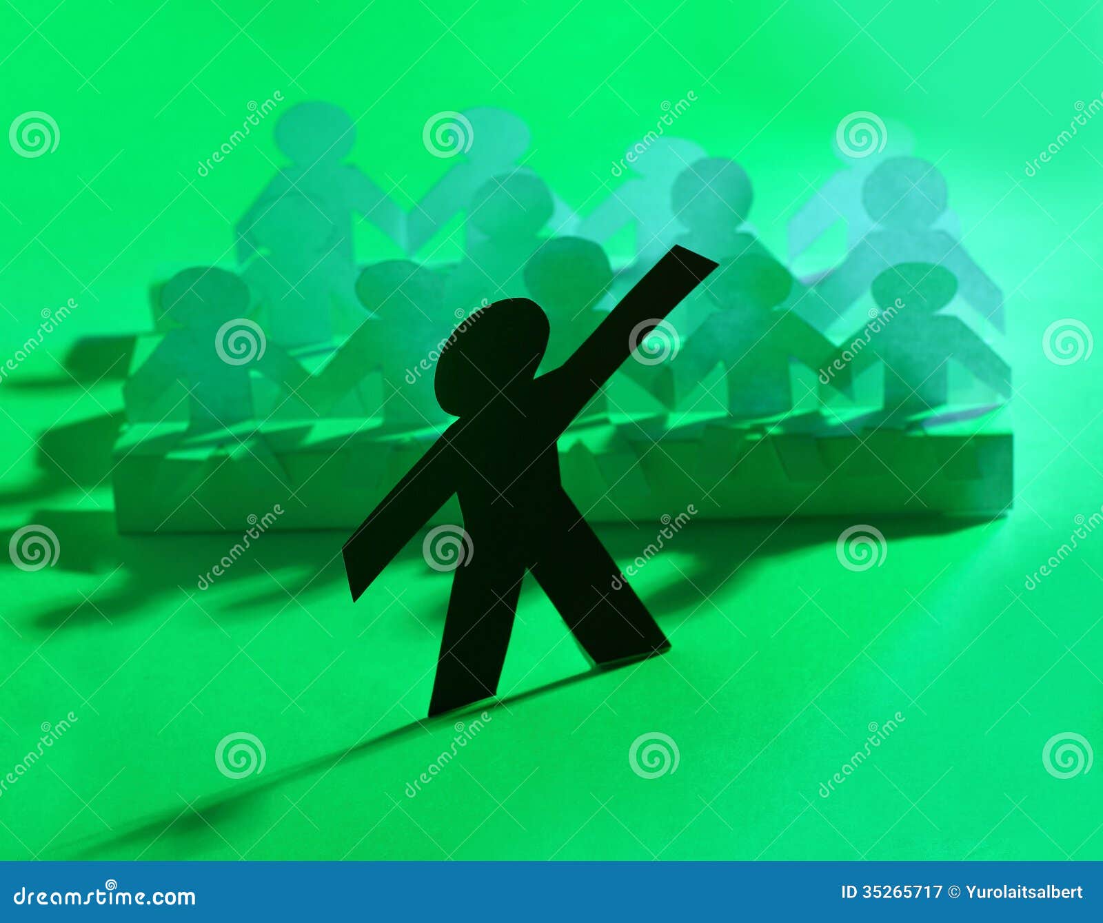 Paper people. stock image. Image of group, community - 35265717