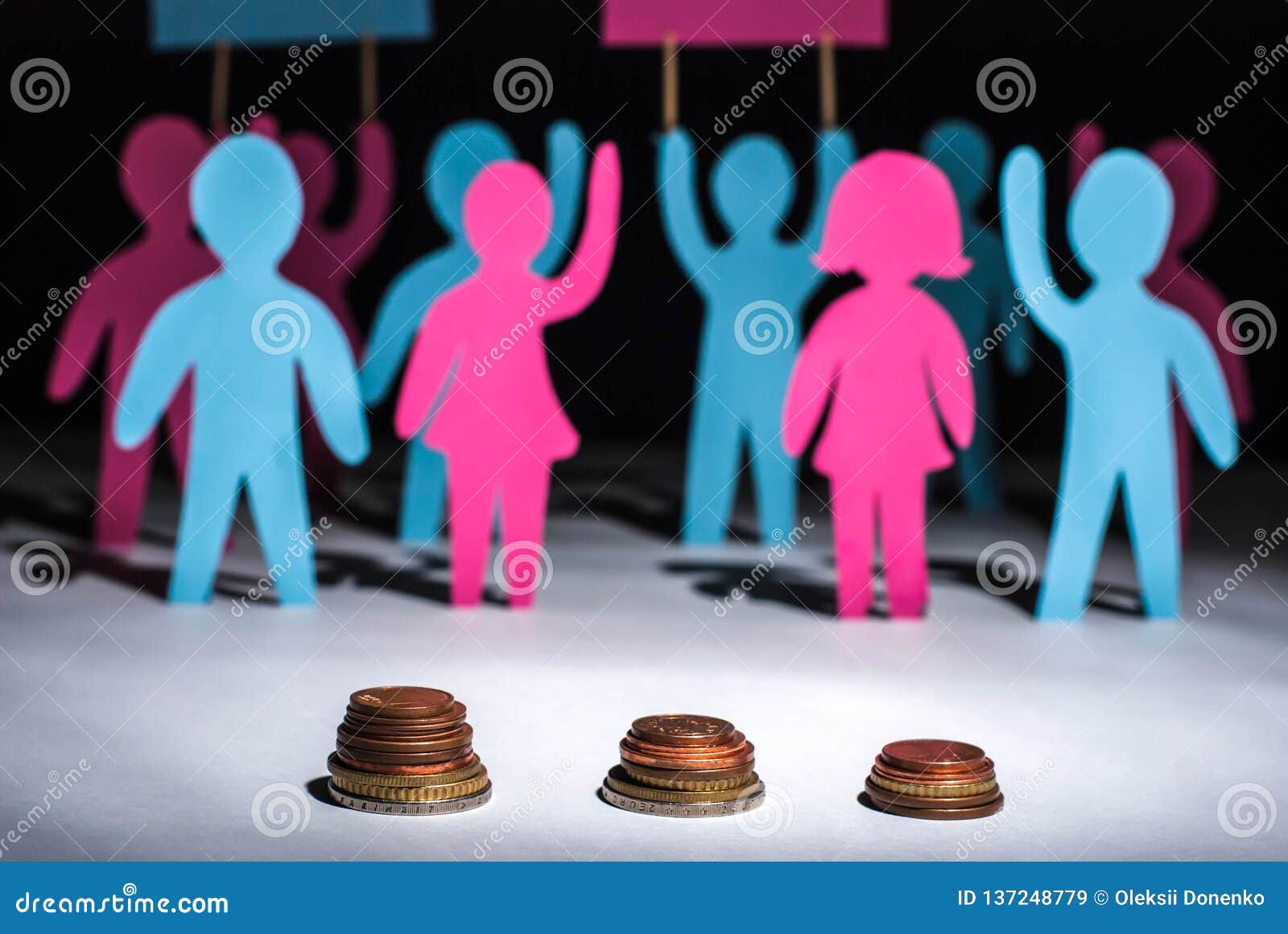 People Strike for Salary Increases Stock Image - Image of increase ...