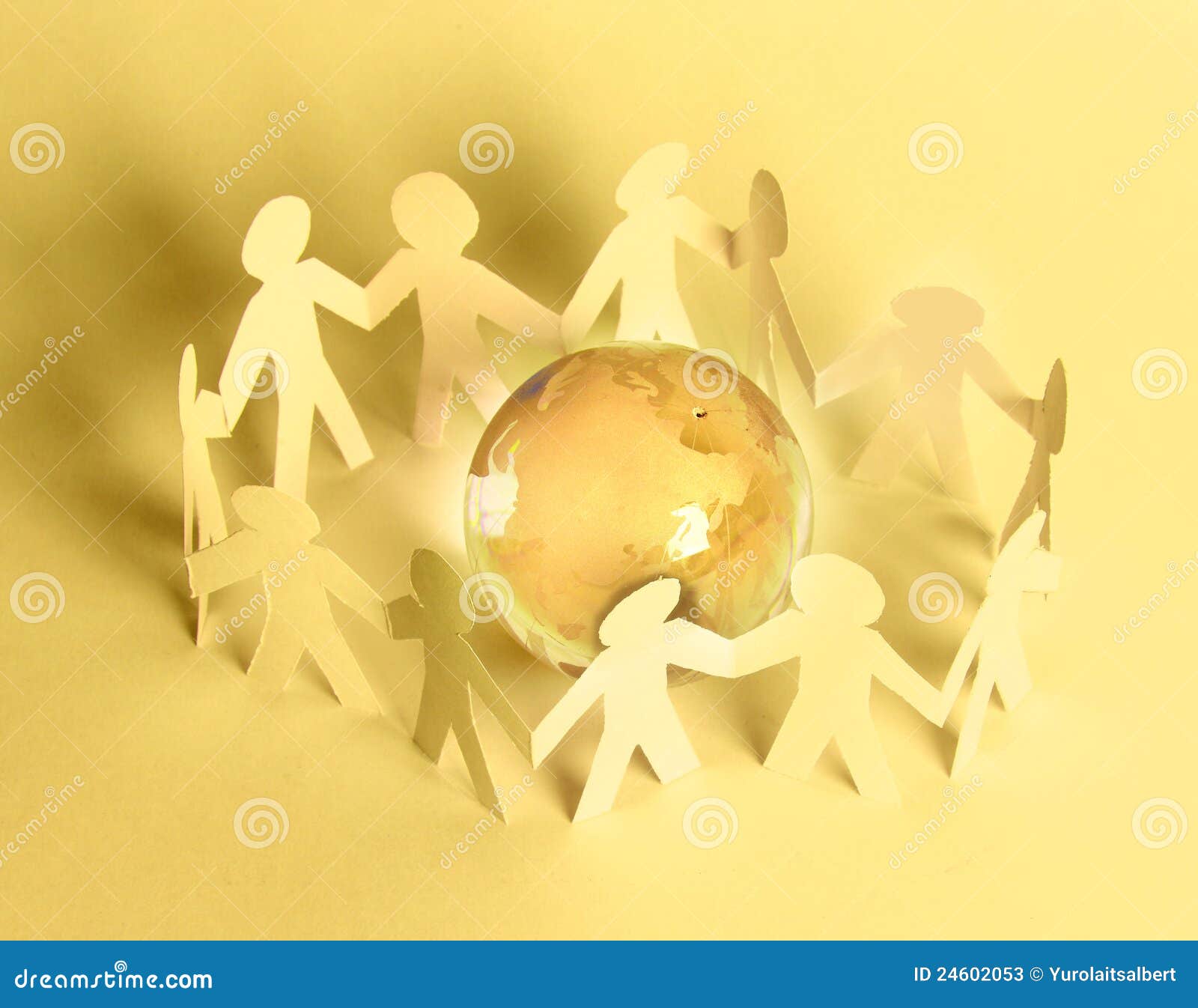 Paper people standing stock image. Image of cutout, hands - 24602053