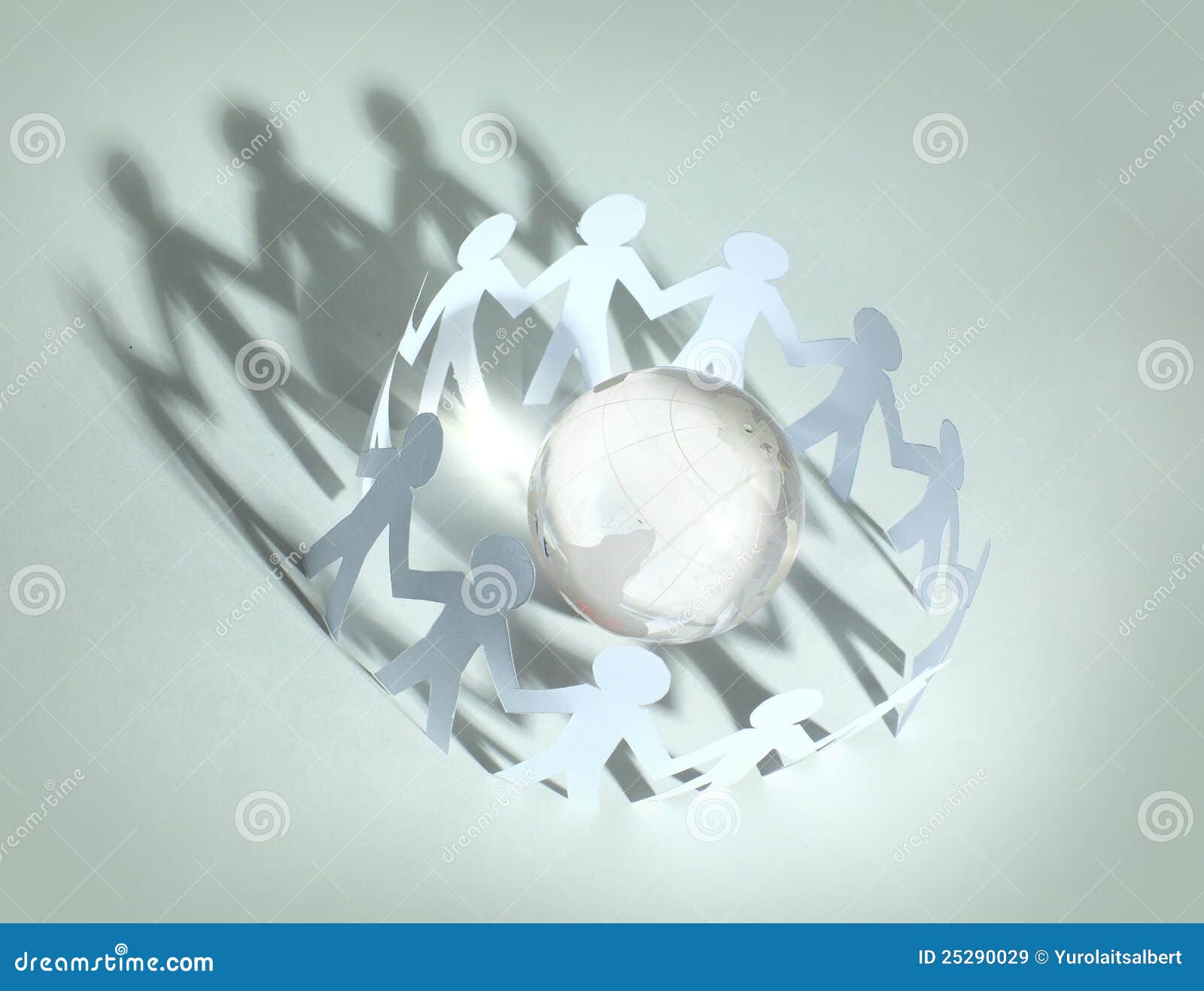Paper people standing stock image. Image of international - 25290029