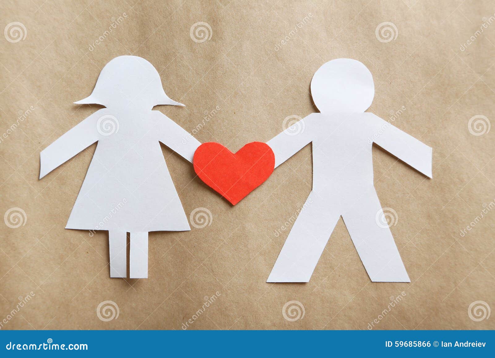 Paper people together stock photo. Image of family, copy - 59685866