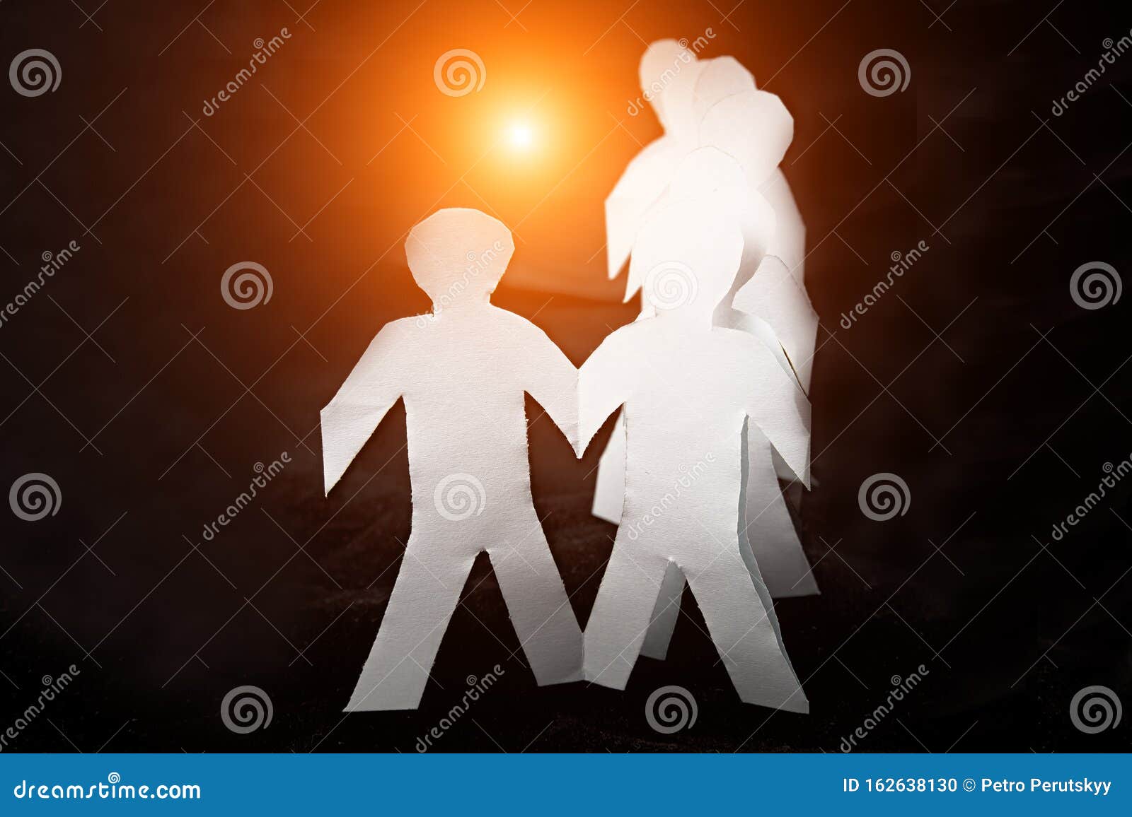 Paper people stock photo. Image of connection, resources - 162638130