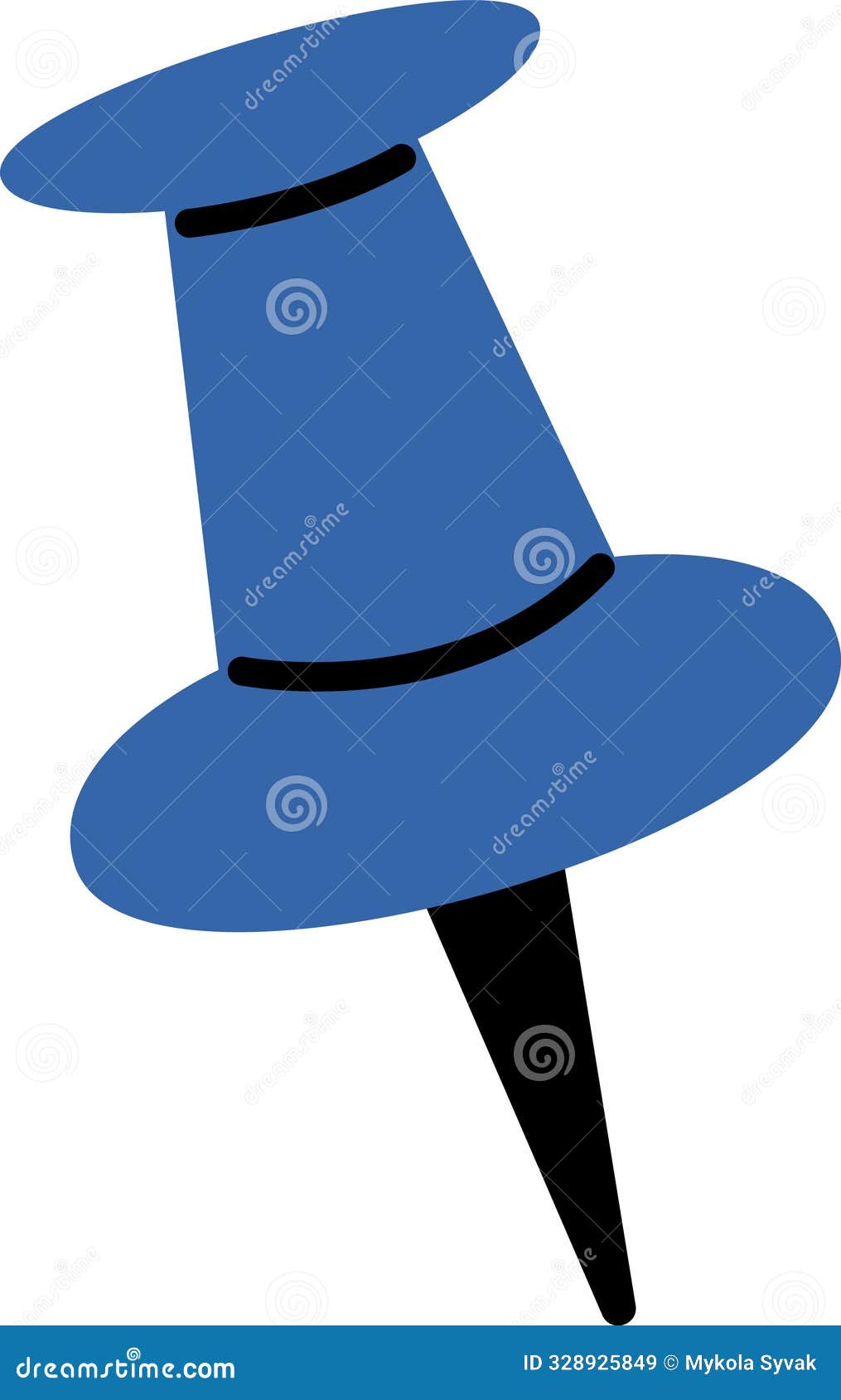 Paper Pin Icon stock illustration. Illustration of icon - 328925849