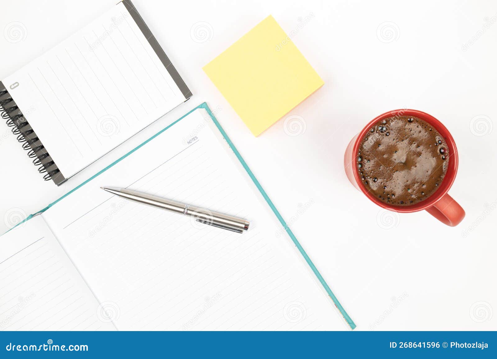 Paper Plan Notes with Metal Pen - Productivity Plan - Business and Self ...