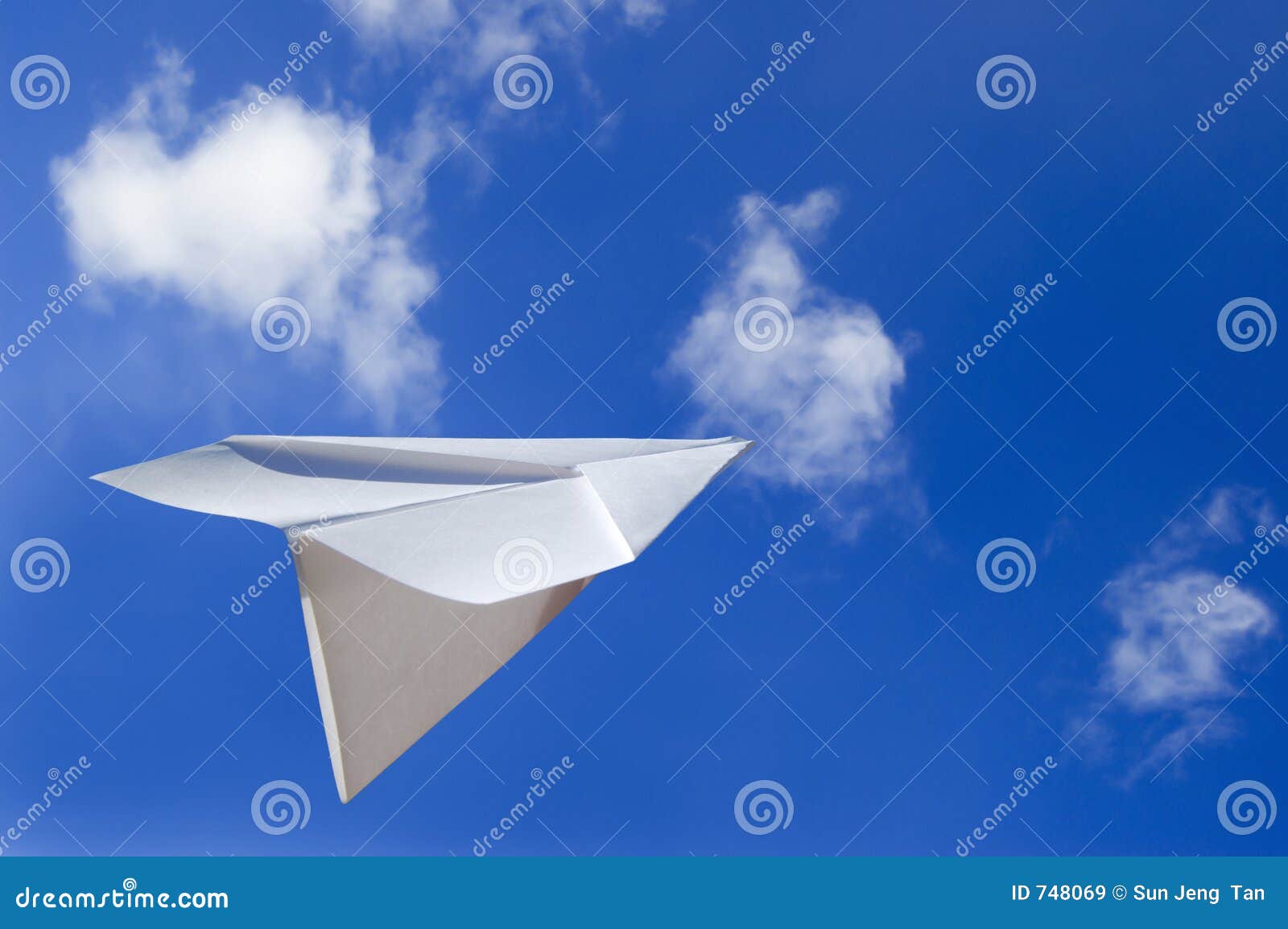 Paper Plane stock image. Image of paper, craft, aircraft - 748069