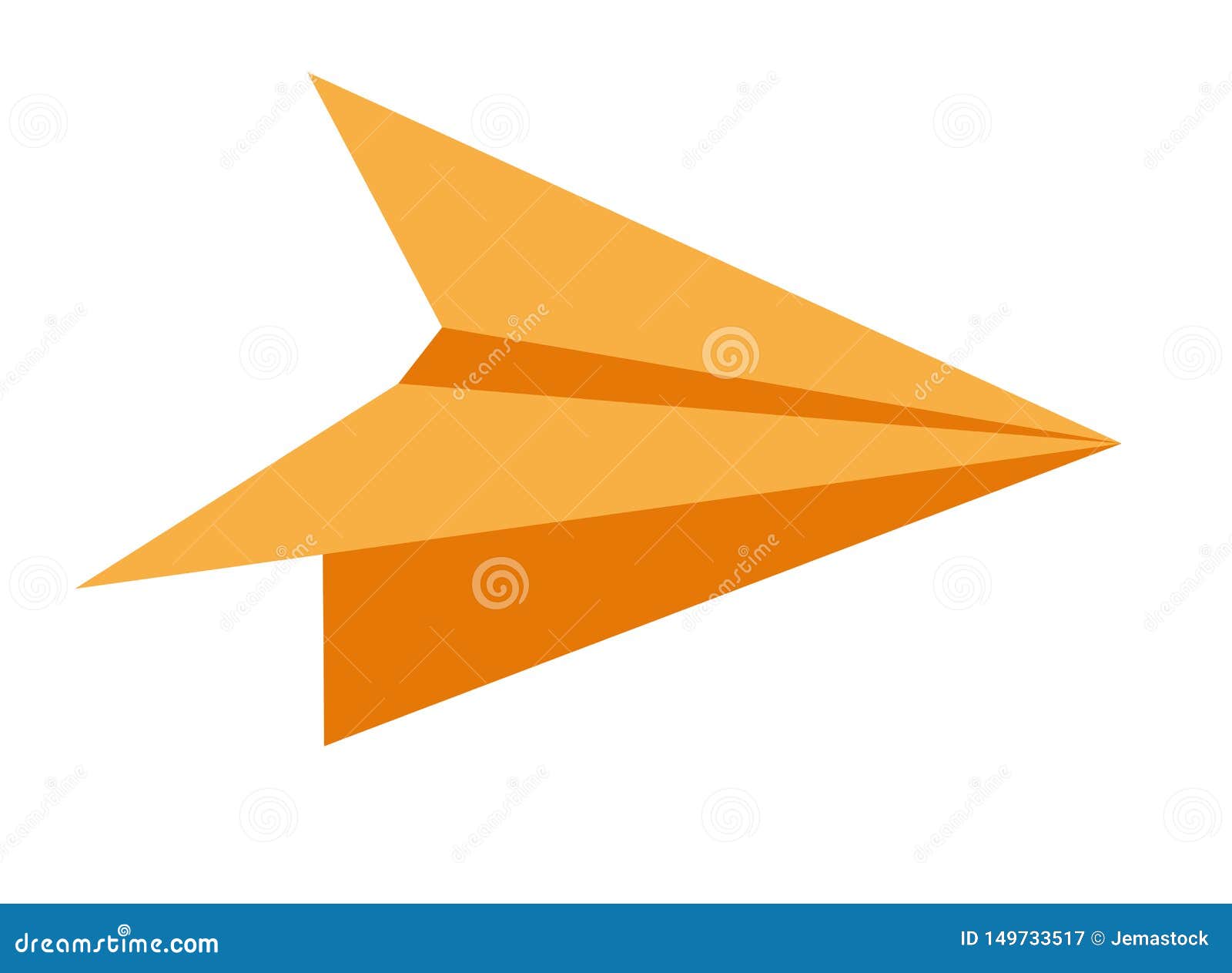 Paper Plane Icon Cartoon Isolated Stock Vector - Illustration of ...