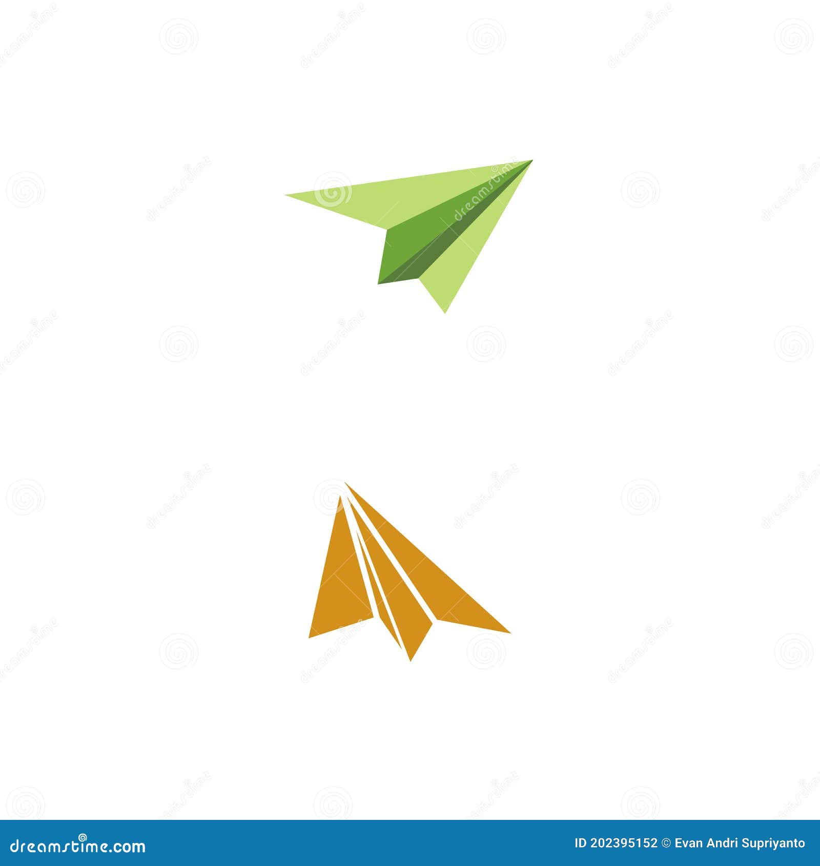 Paper Plane Logo Vector Illustration Stock Vector - Illustration of ...
