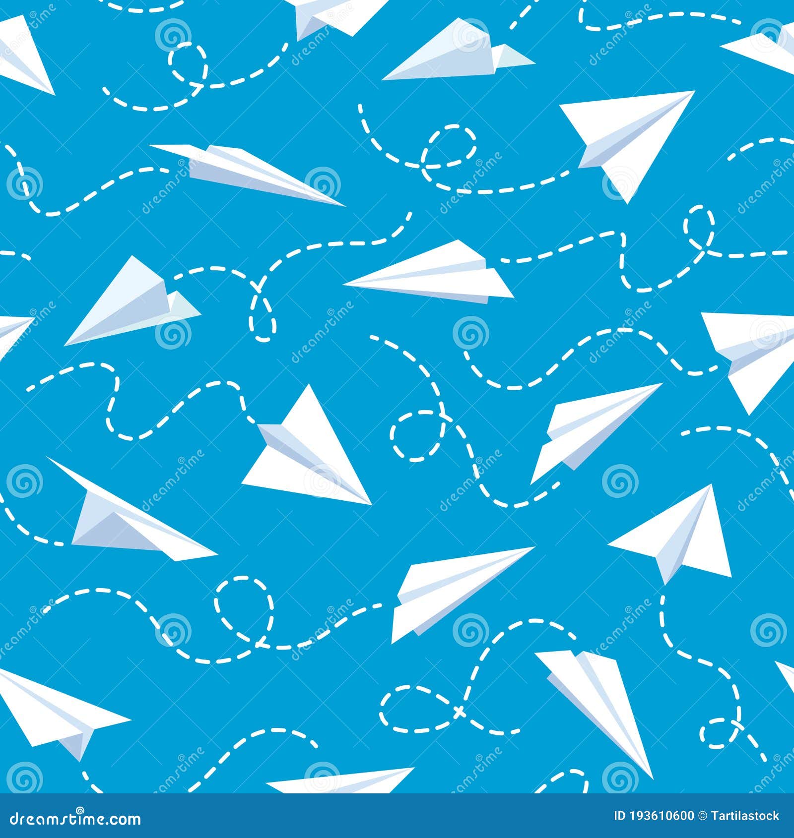 Plane Seamless Pattern Vector Aircraft Airplane Jet Flight ...